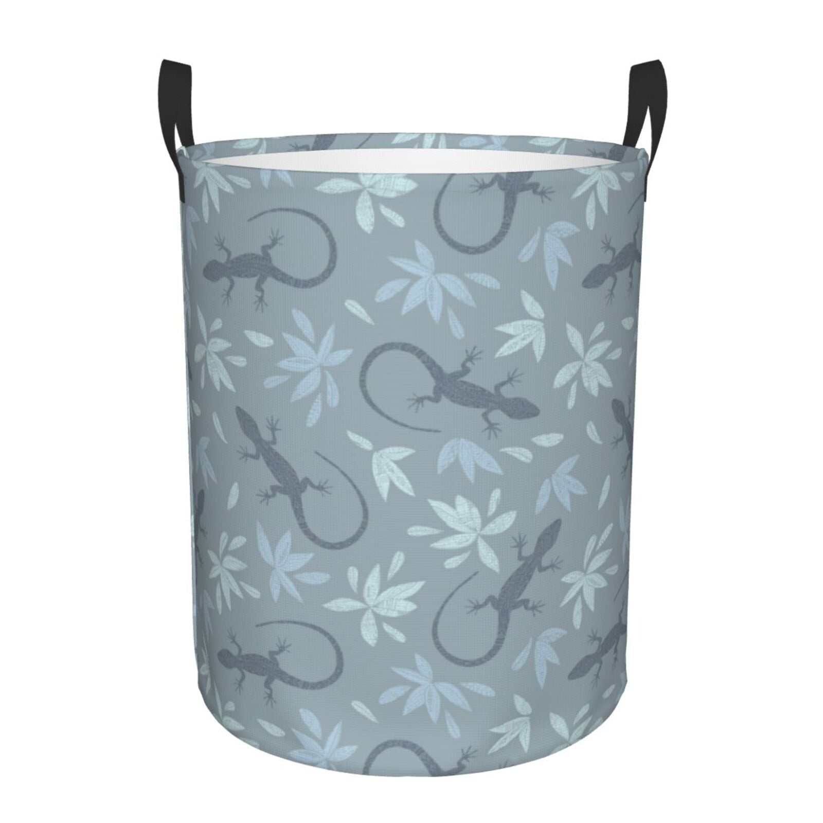 Laundry Basket, Gecko Lizard Leaves Waterproof Laundry Hamper With ...