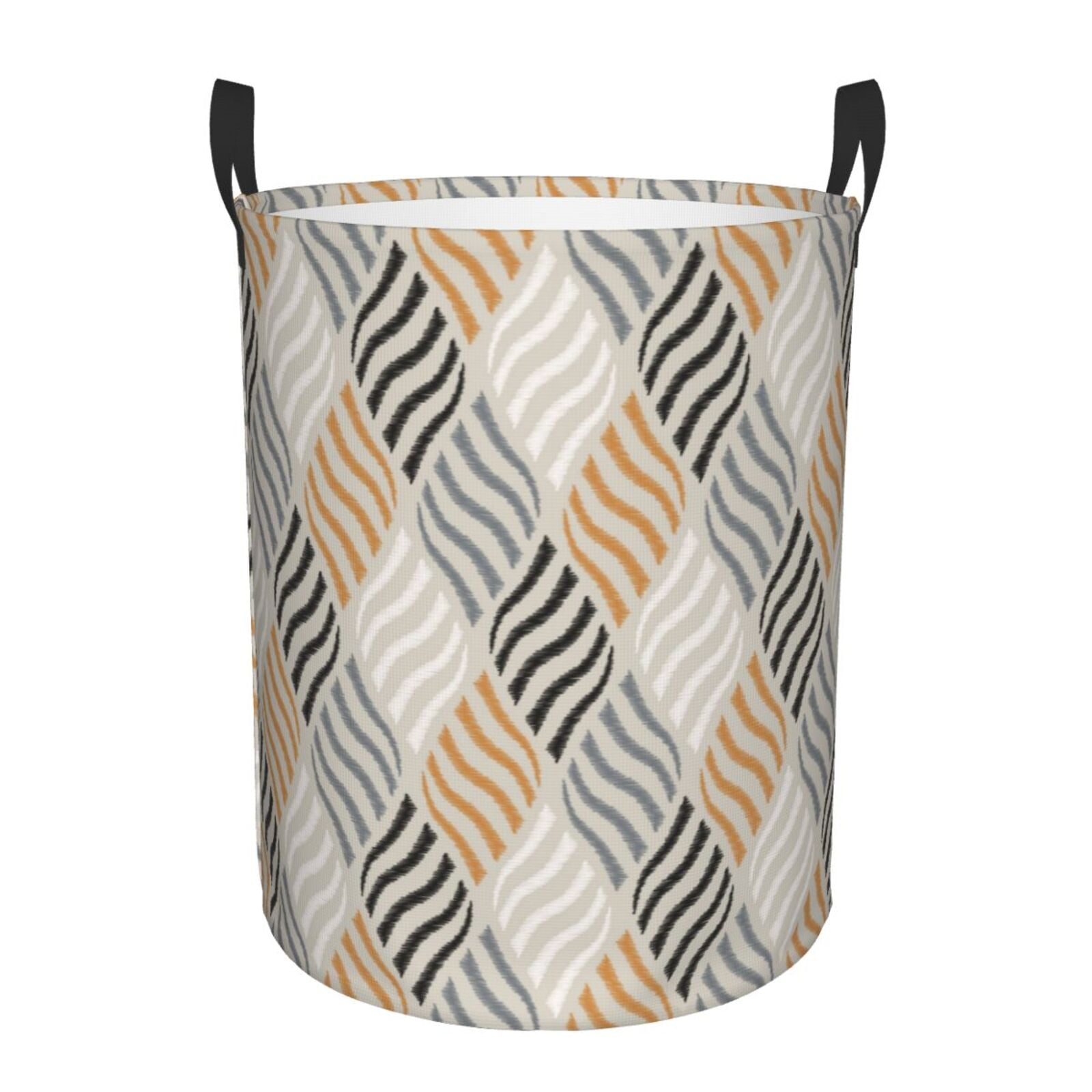 Laundry Basket, Geometric Waterproof Laundry Hamper With Padded Handles ...