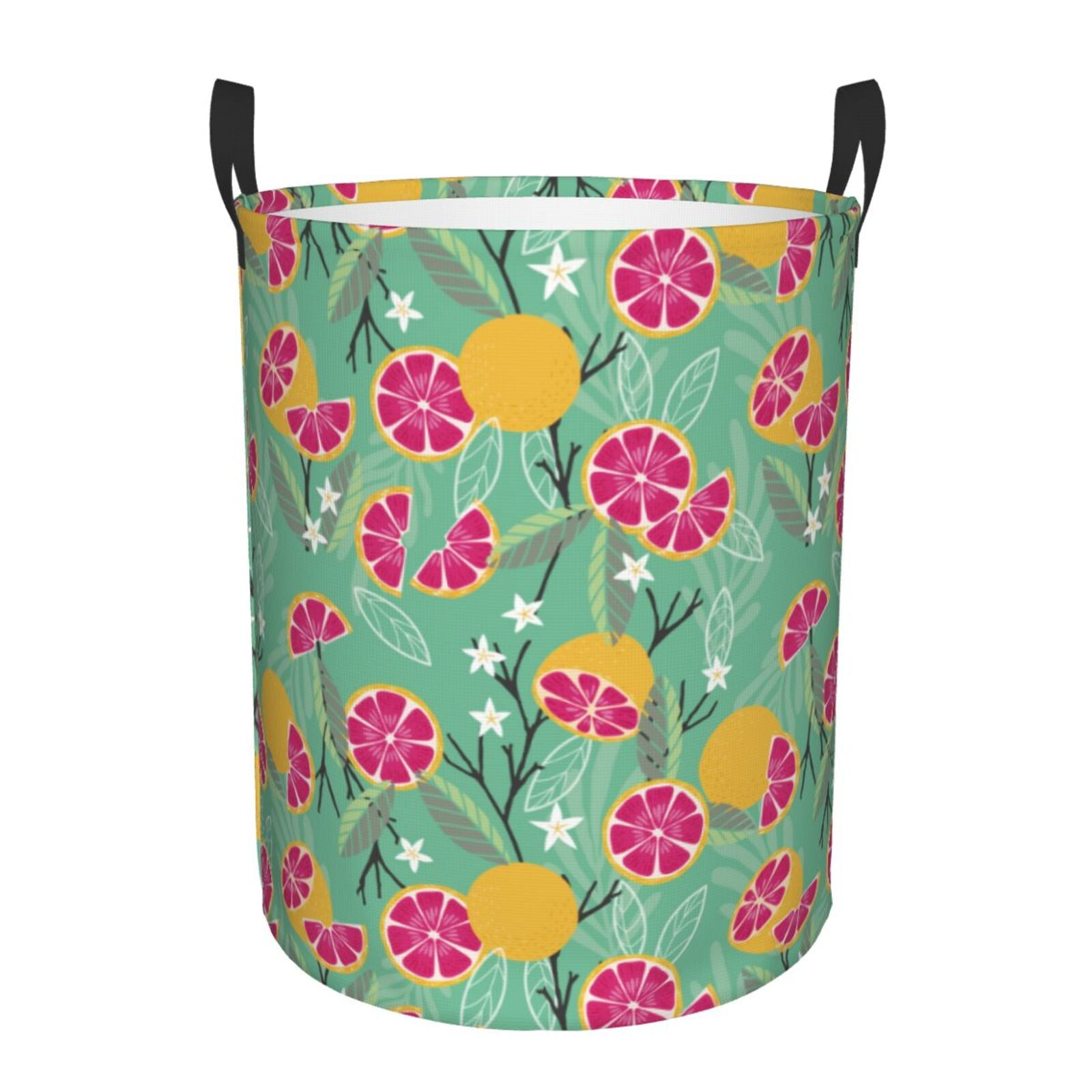 Laundry Basket, Grapefruit Leaves_B Waterproof Laundry Hamper With ...
