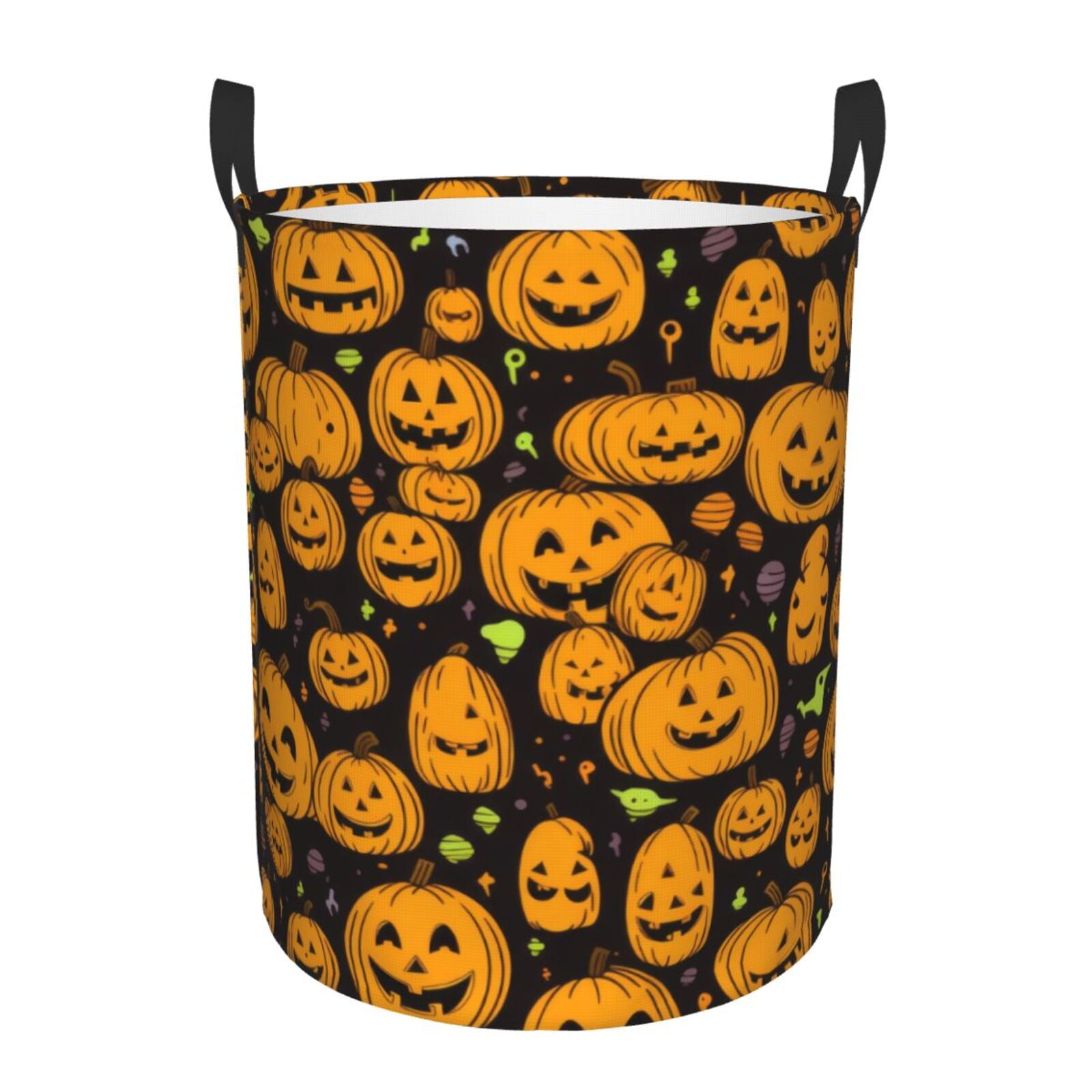 Laundry Basket, Halloween Cute Pumpkin Waterproof Laundry Hamper with ...