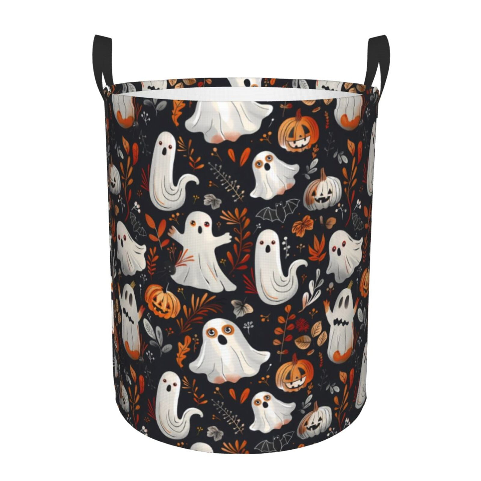 Laundry Basket, Halloween Ghost and Pumpkin A Laundry Hamper Waterproof ...