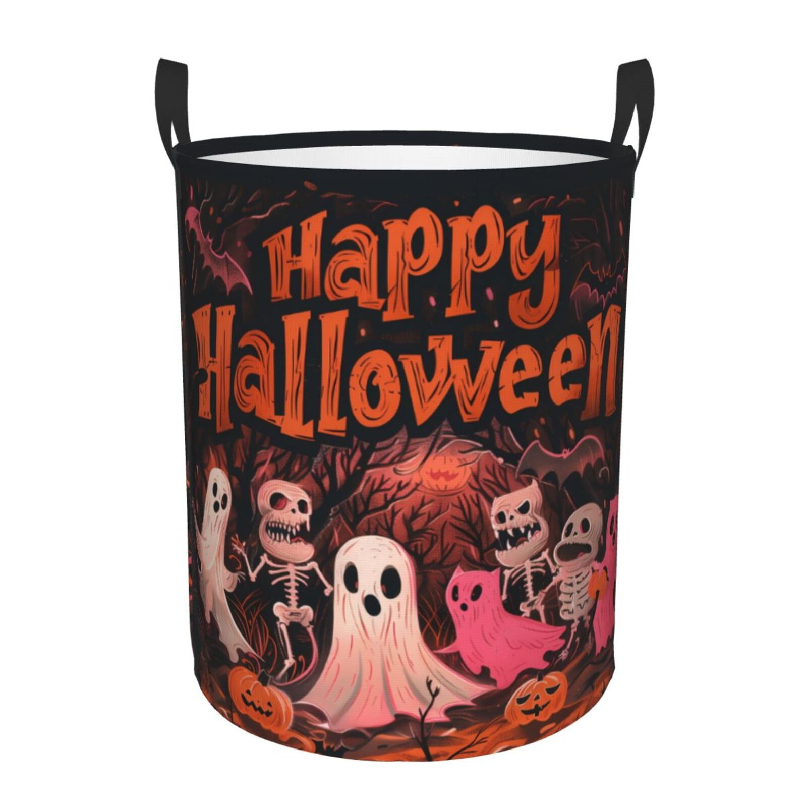 Laundry Basket, Halloween Happy Cute Ghost Laundry Hamper Waterproof ...