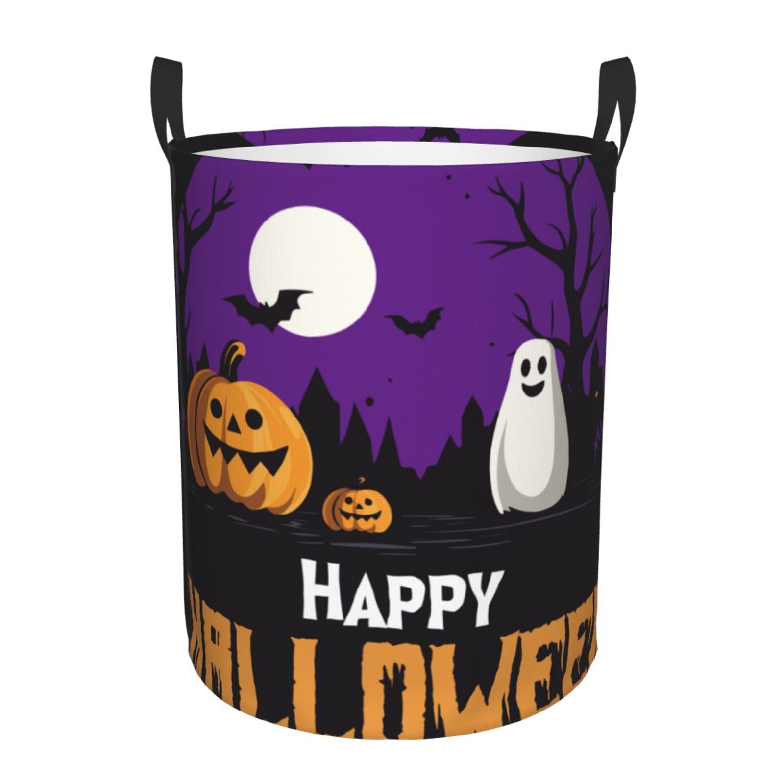 Laundry Basket - Halloween Happy L Waterproof Laundry Hamper with ...