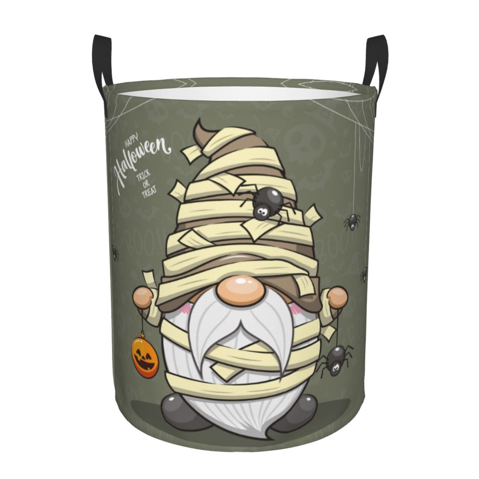 Laundry Basket, Halloween Happy Old Man D Waterproof Laundry Hamper ...