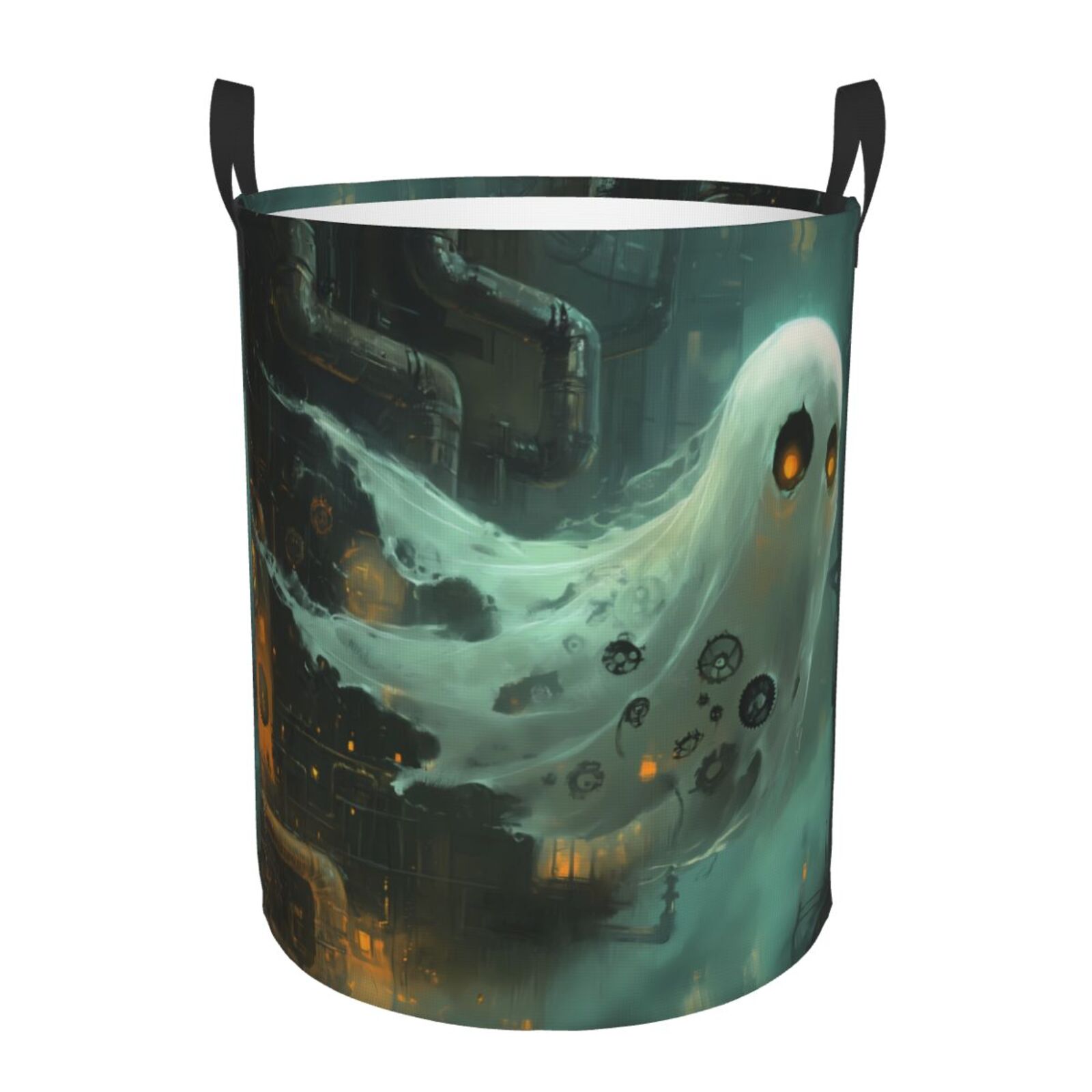 Laundry Basket, Halloween Mechanical Ghost Laundry Hamper Waterproof ...