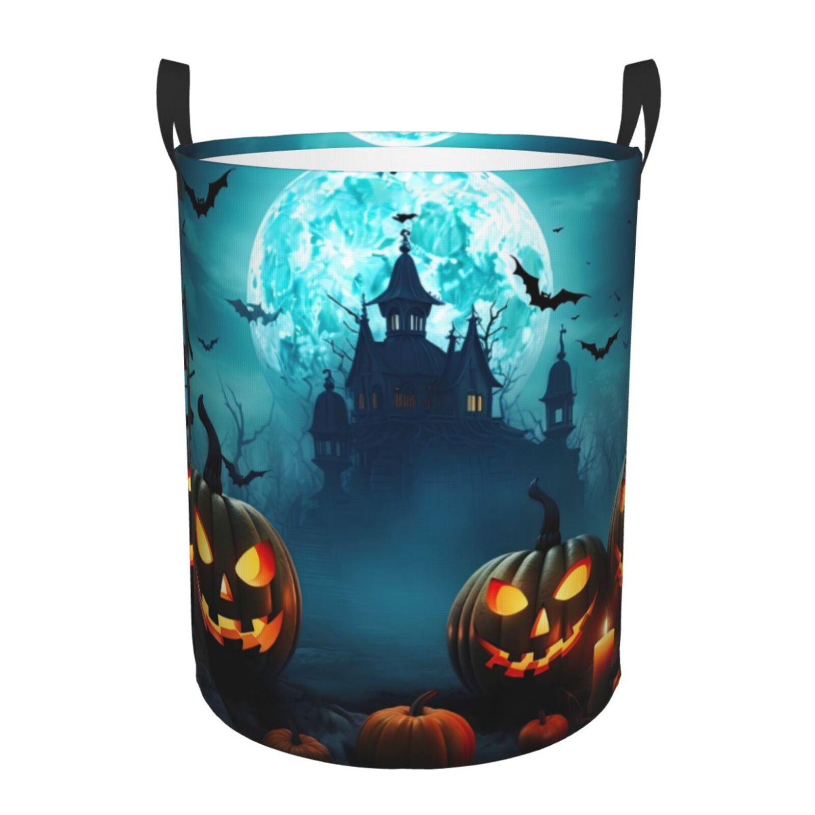Laundry Basket - Halloween Pumpkin Castle Waterproof Laundry Hamper ...