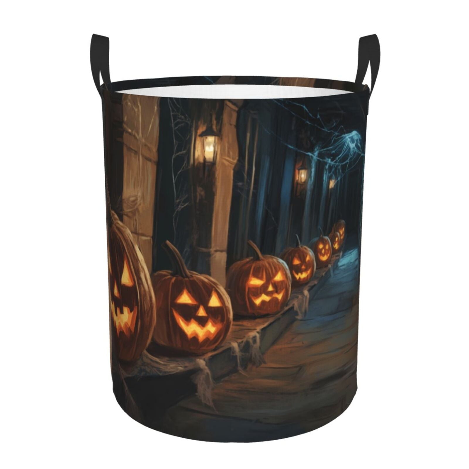 Laundry Basket, Halloween Pumpkin Corridor k Laundry Hamper Waterproof ...