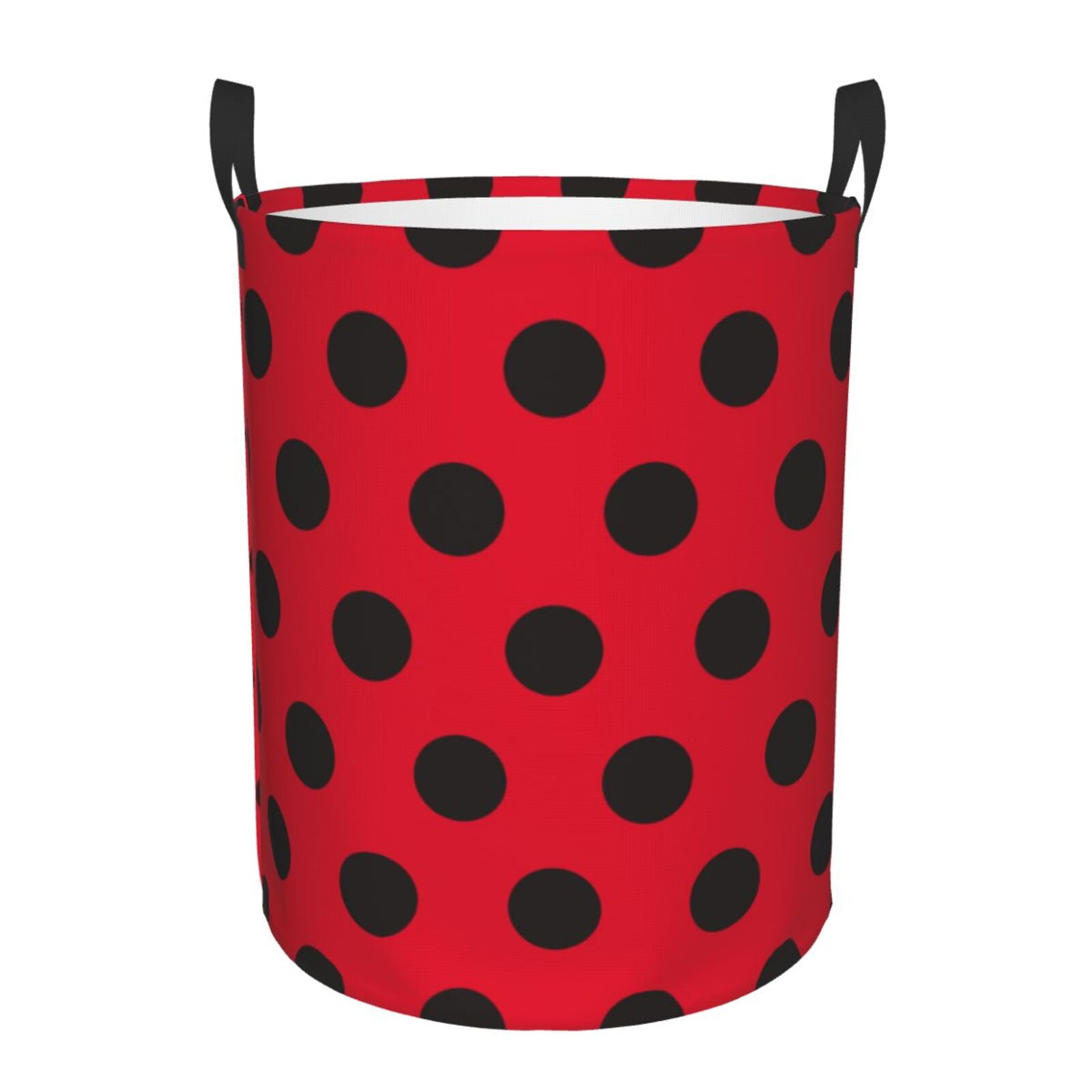 Laundry Basket, Ladybug black dotted spots red Waterproof Laundry ...