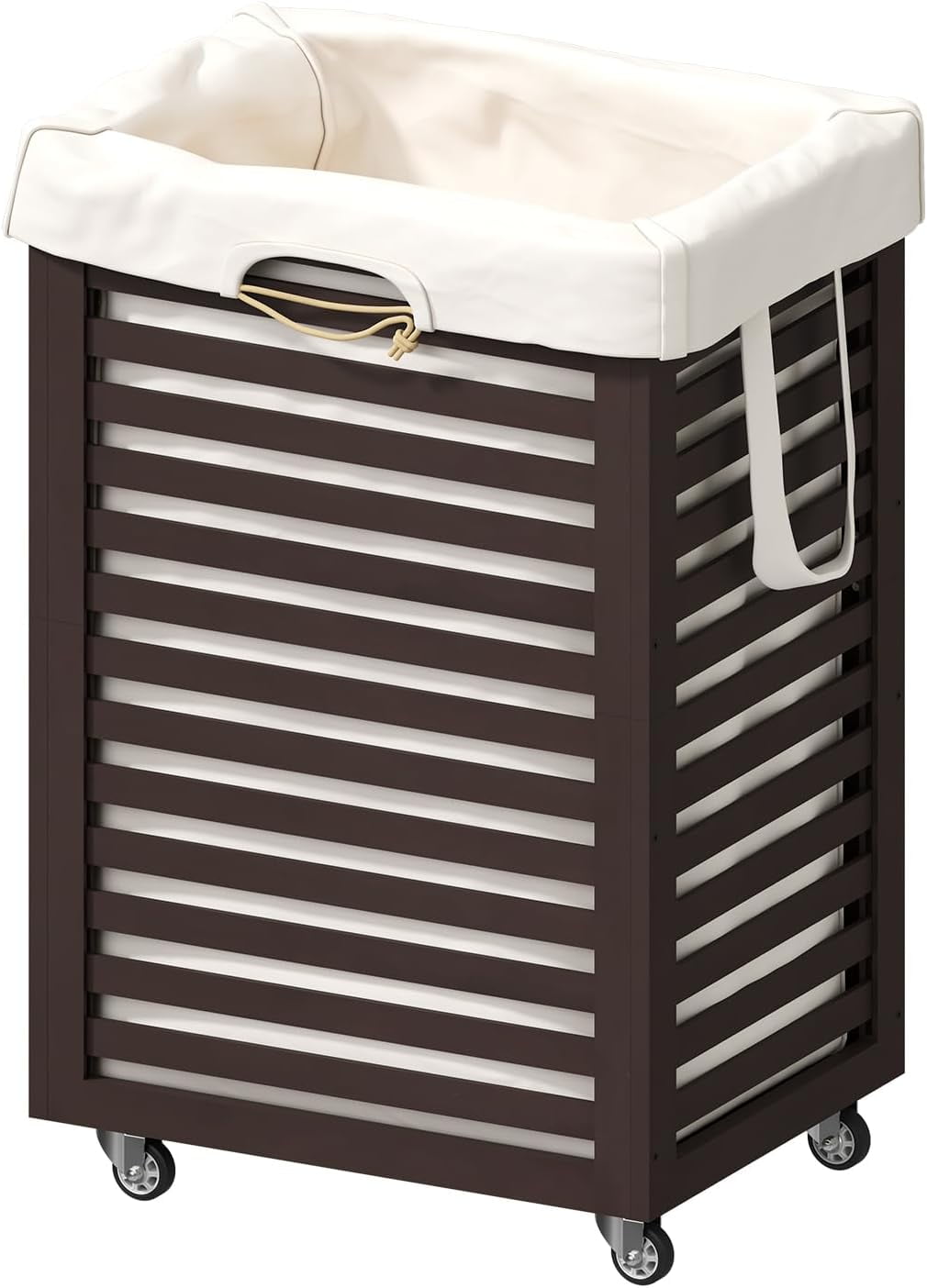 Laundry Basket,Laundry Basket with Wheels,Rolling Laundry Basket for ...