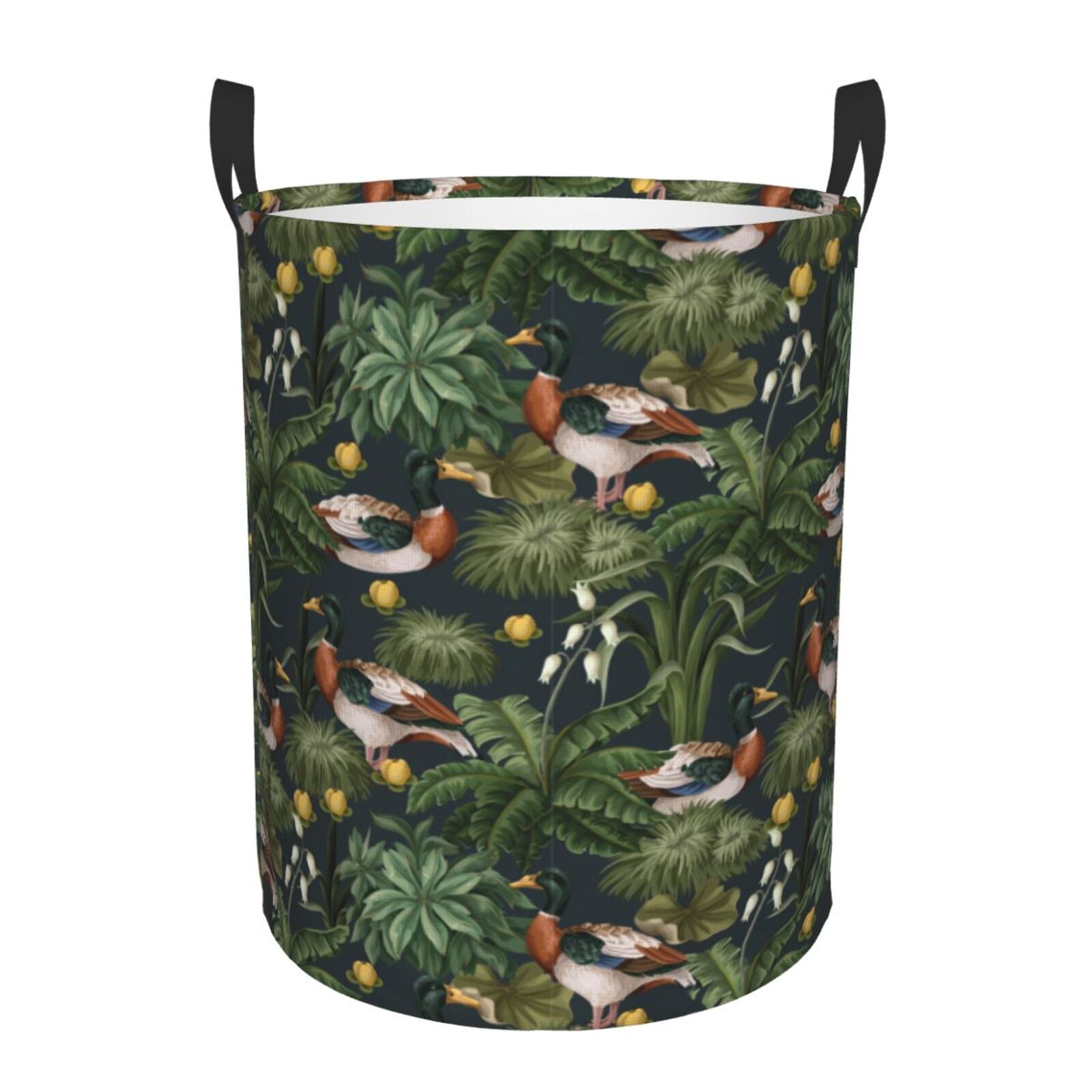 Laundry Basket, Mallard Ducks And Water Waterproof Laundry Hamper with ...