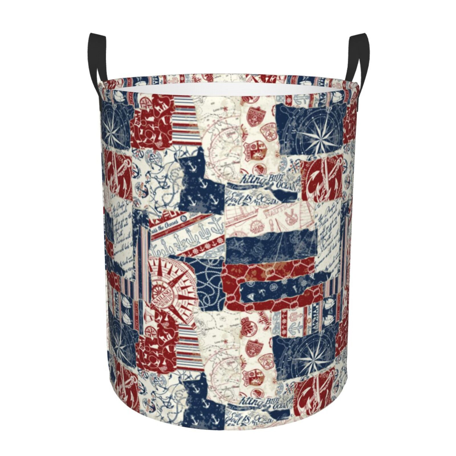 Laundry Basket, Marine Sailing Laundry Hamper Waterproof Laundry Bag ...