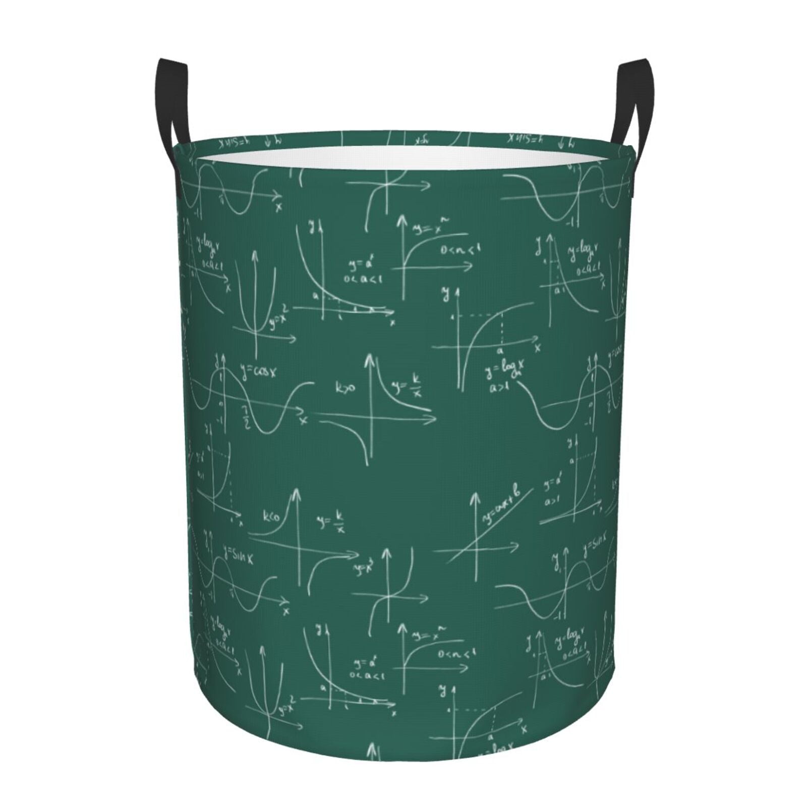 Laundry Basket, Math Equation Waterproof Laundry Hamper With Padded ...