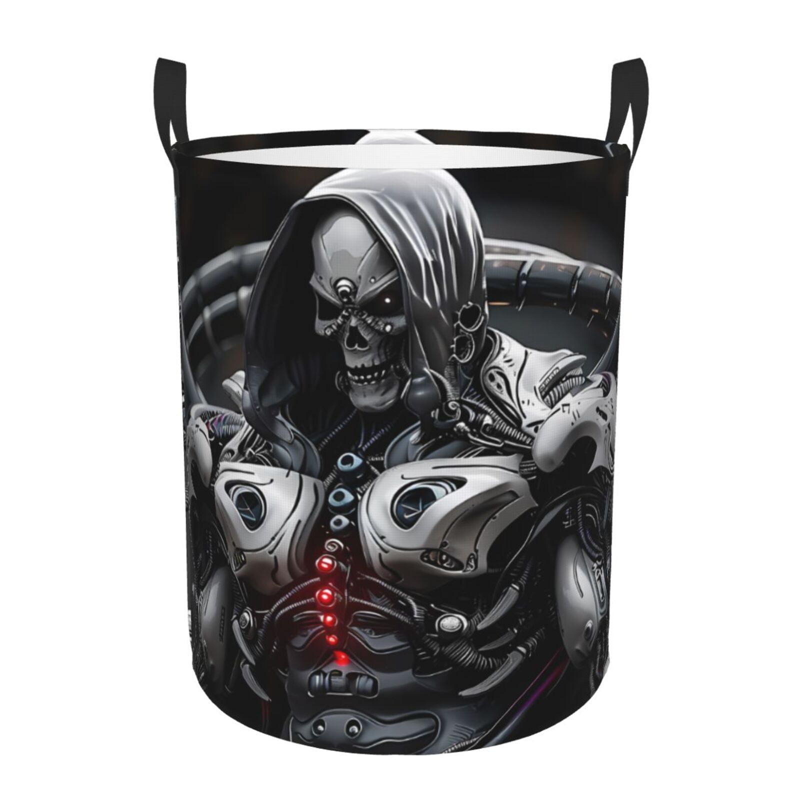 Laundry Basket, Mecha Skeleton Warrior Waterproof Laundry Hamper With ...