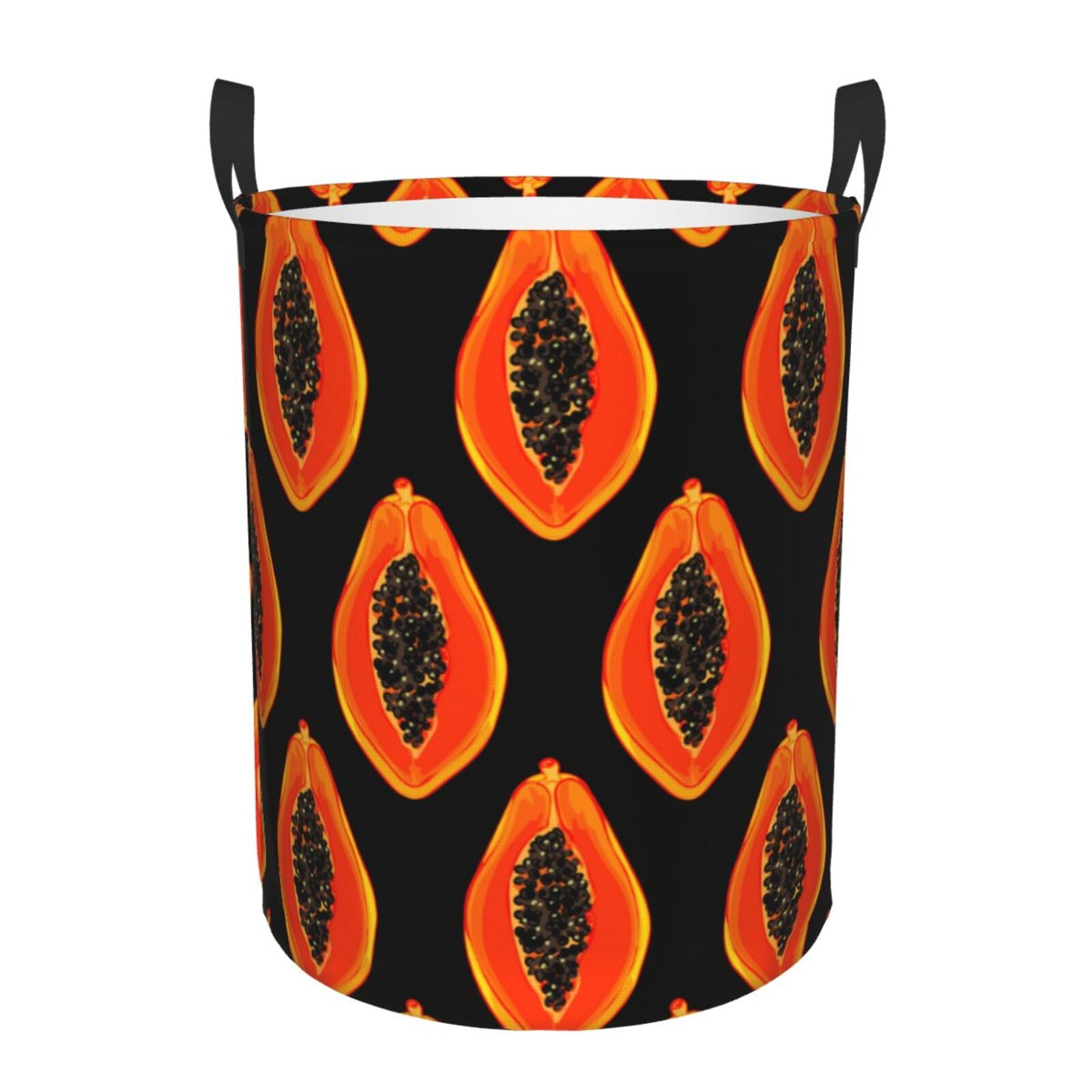 Laundry Basket, Minimalist Papaya Waterproof Laundry Hamper With Padded ...