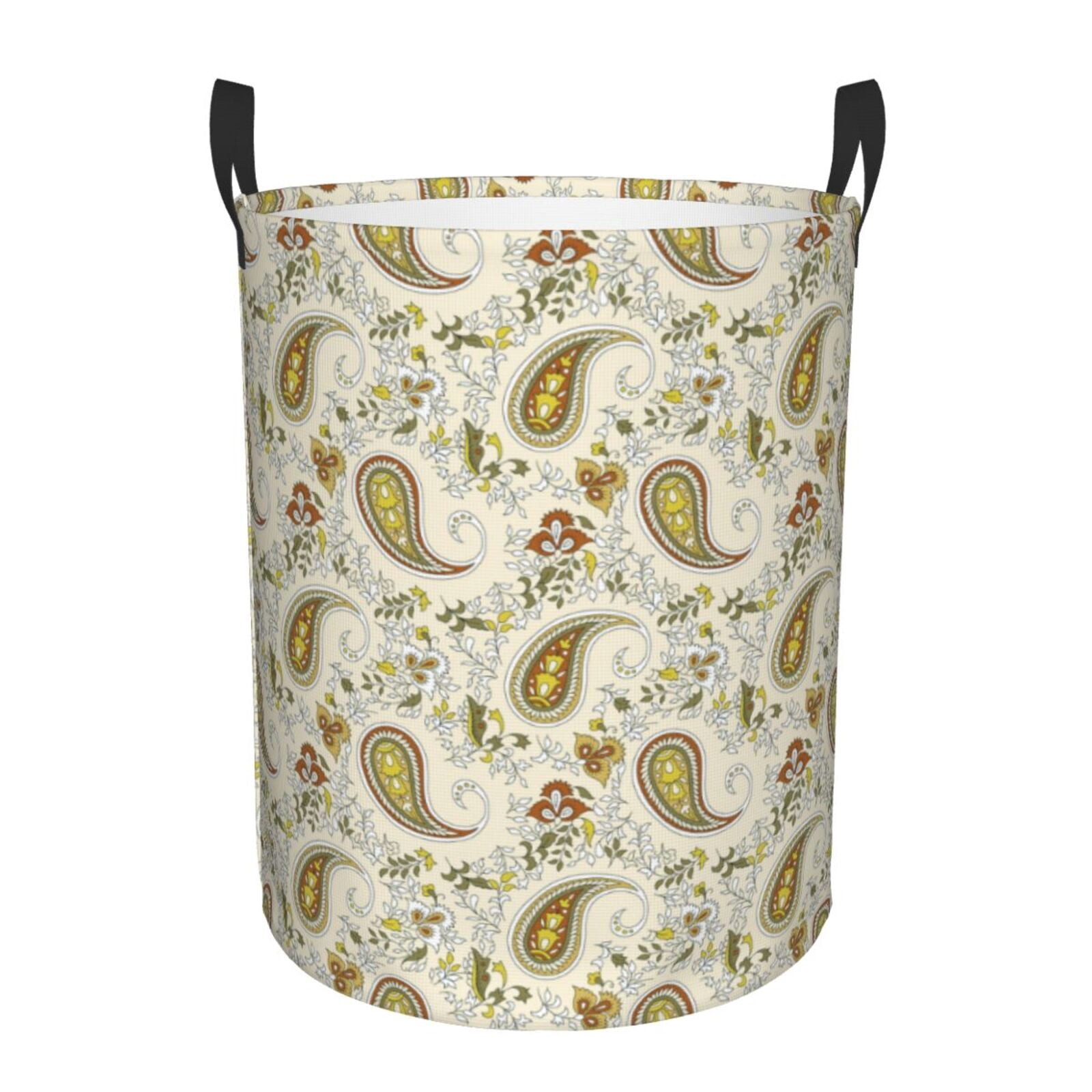 Laundry Basket, Paisley Pattern No.90106 Waterproof Laundry Hamper With ...
