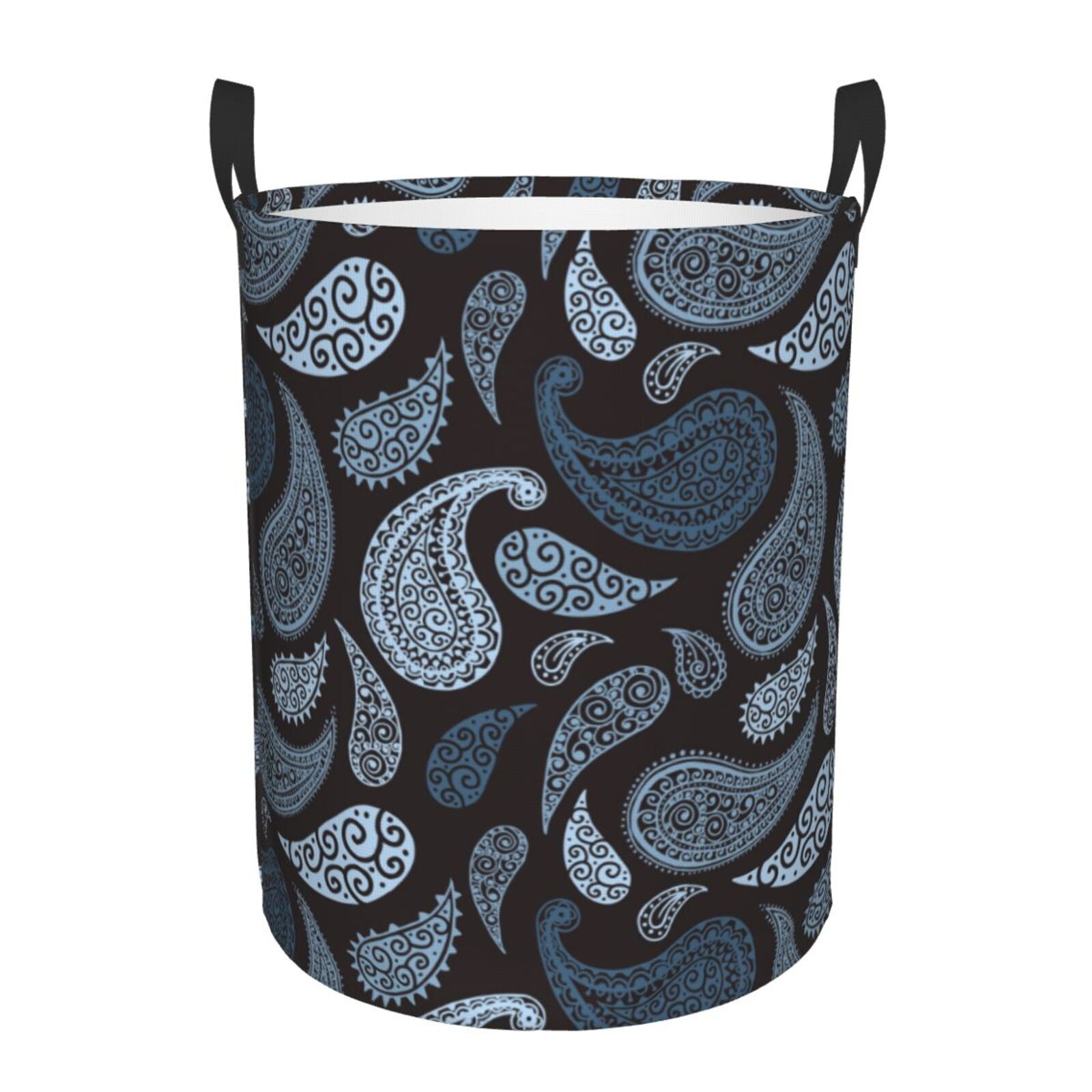 Laundry Basket, Paisley Pattern No.9073 Waterproof Laundry Hamper With ...