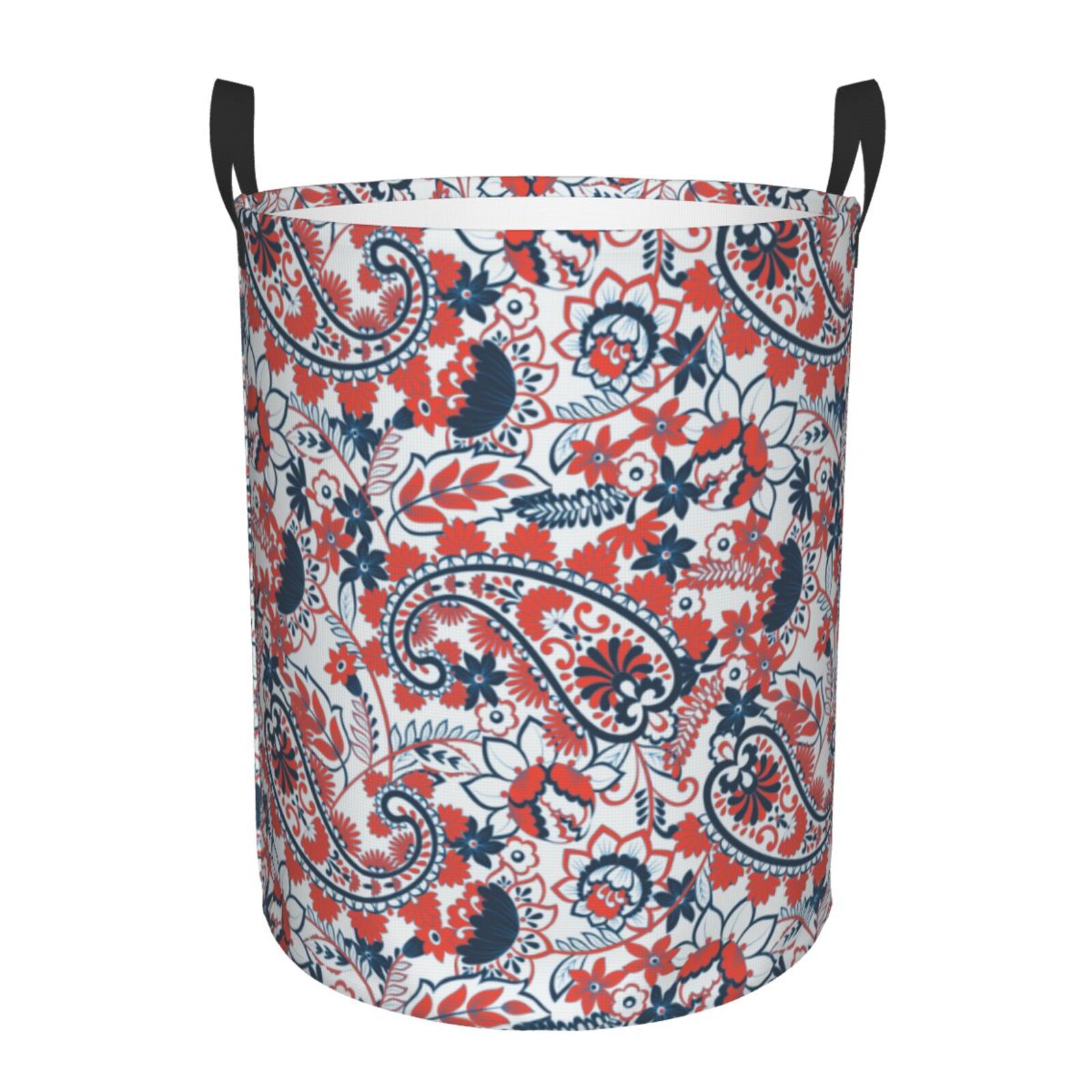 Laundry Basket, Paisley Print No.J95 Waterproof Laundry Hamper With ...