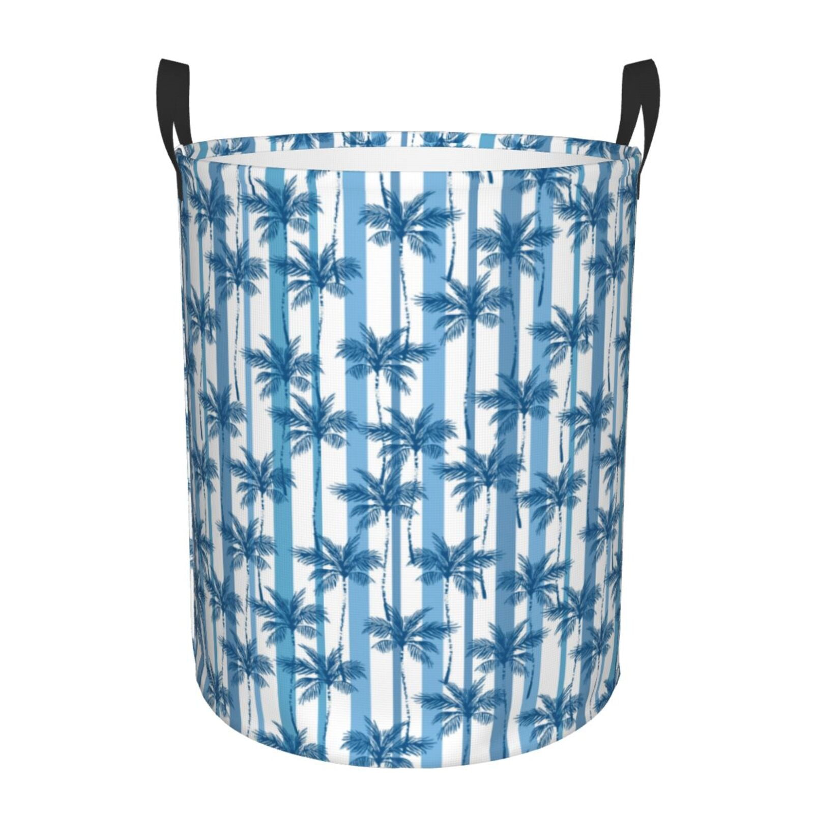 Laundry Basket, Palm Tree_Ag Waterproof Laundry Hamper With Handles ...