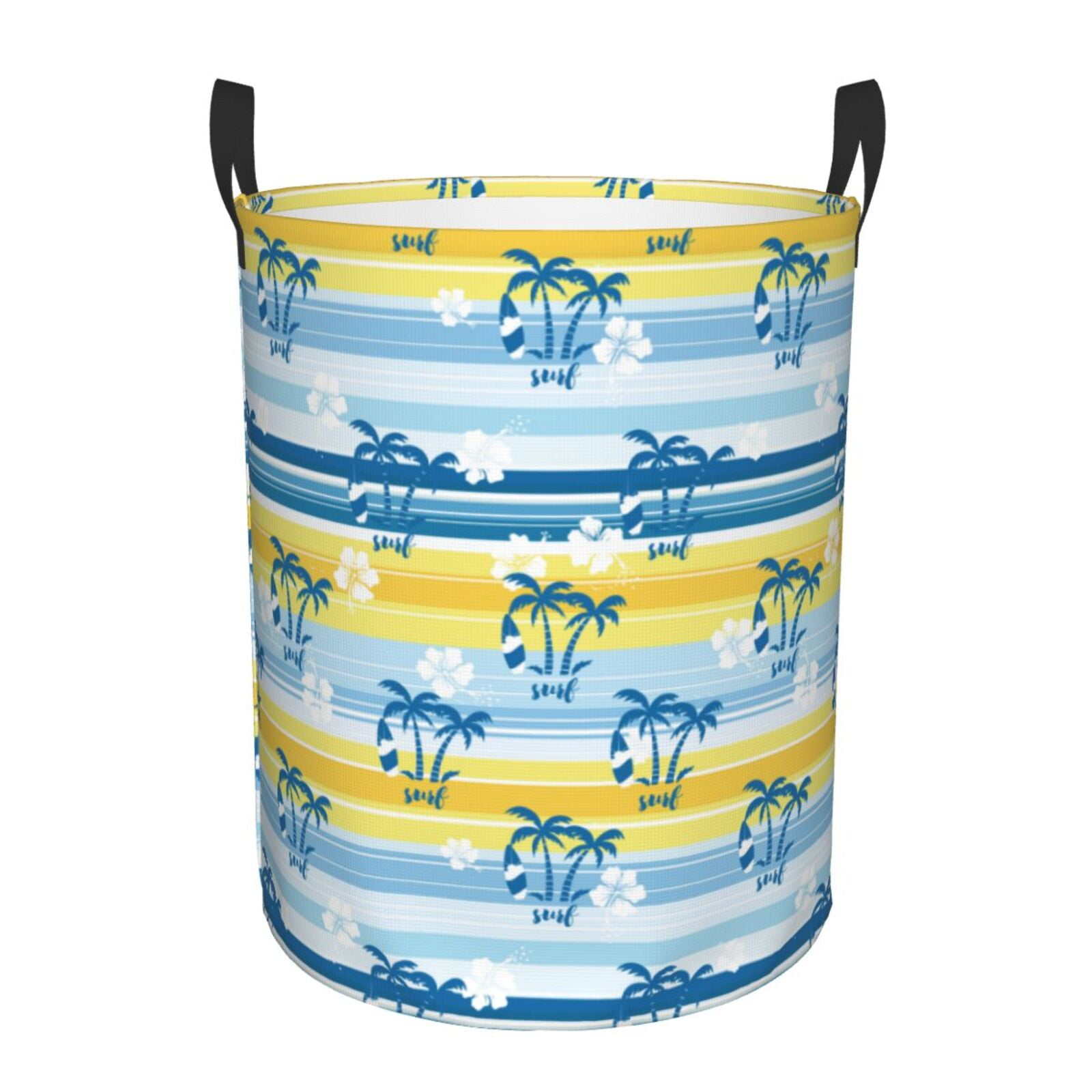 Laundry Basket, Palm Tree_Ah Waterproof Laundry Hamper With Padded ...