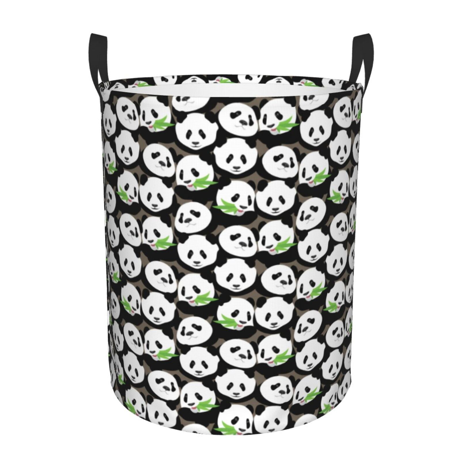 Laundry Basket, Panda Bear Waterproof Laundry Hamper with Padded ...