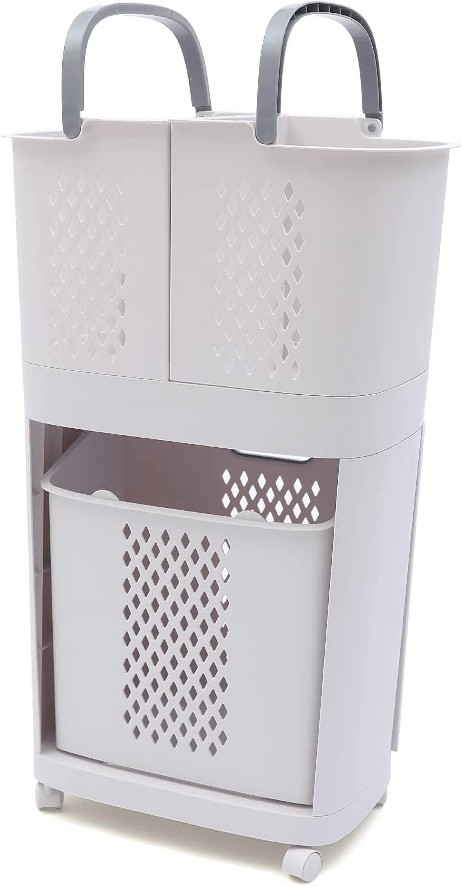 Laundry Basket, Plastic Laundry Basket Hampers for Laundry Hamper ...