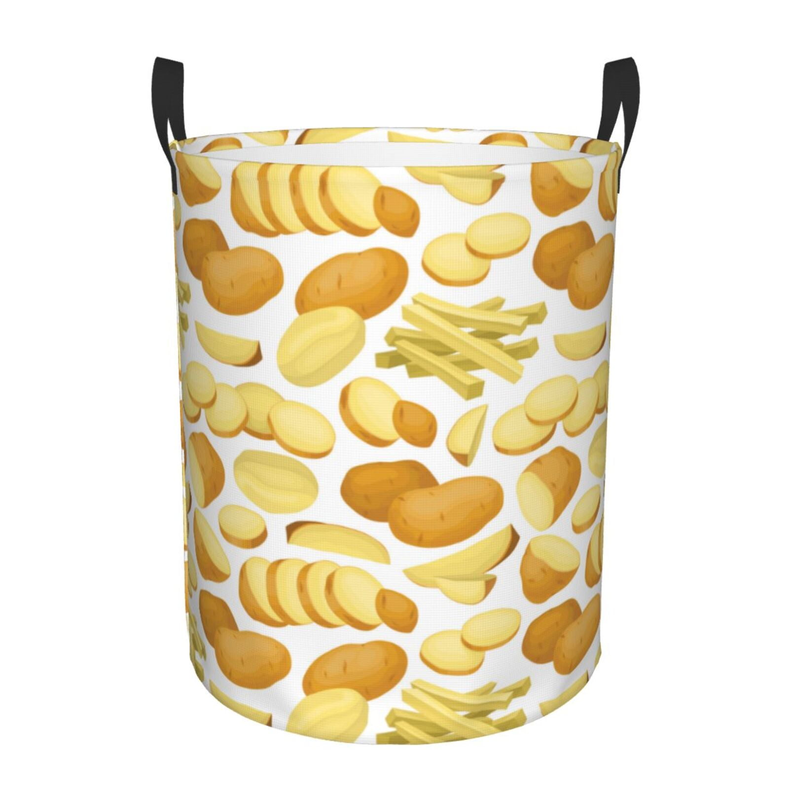 Laundry Basket, Potato Chips Fries Waterproof Laundry Hamper With ...