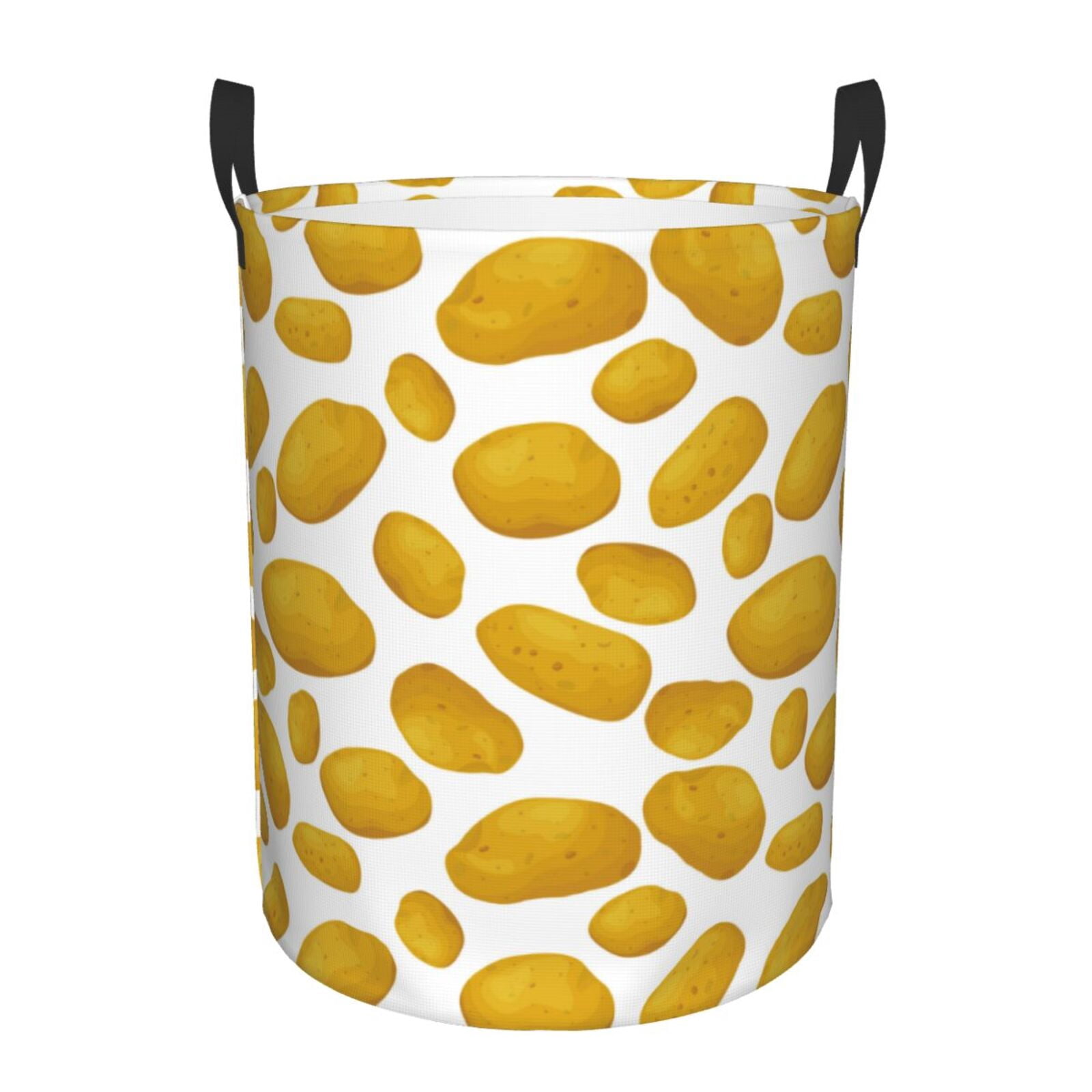 Laundry Basket, Potato Cute Waterproof Laundry Hamper With Padded ...
