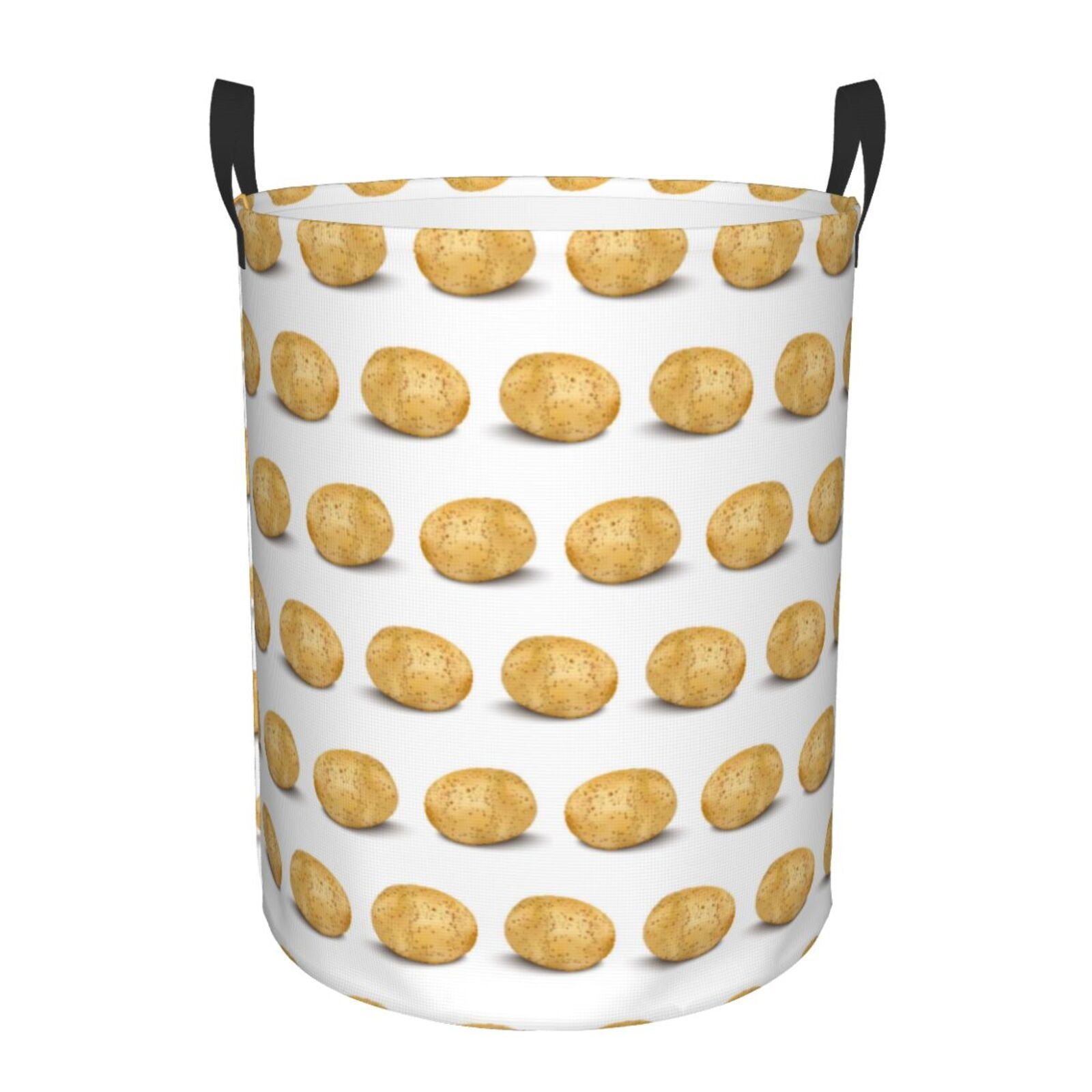 Laundry Basket, Potato Pattern Cartoon Waterproof Laundry Hamper With ...