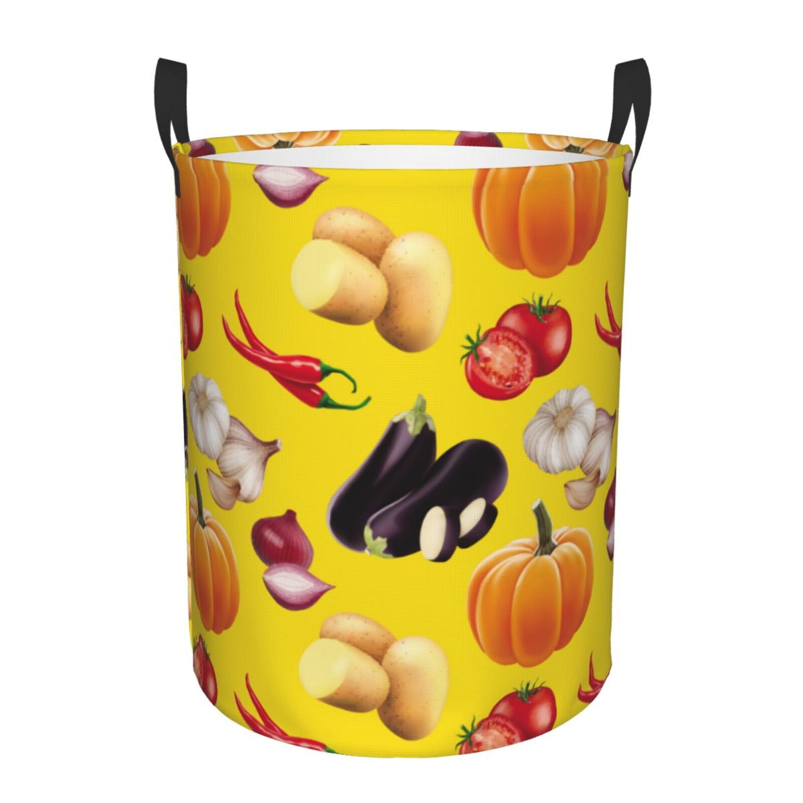 Laundry Basket, Potato Vegetable Waterproof Laundry Hamper With Padded ...