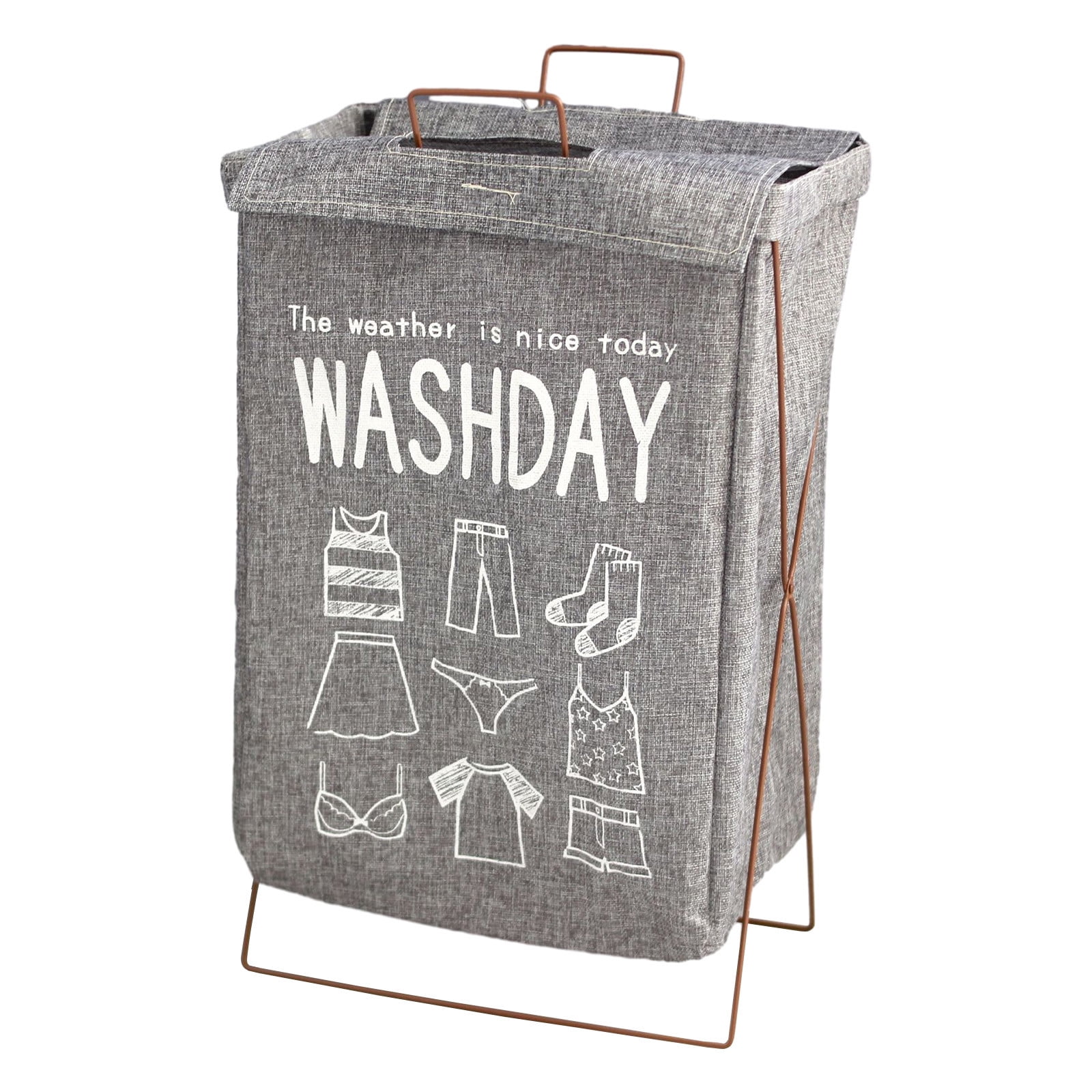 Laundry Basket Printed , Foldable Hamper/Sorter with Waterproof Oxford ...