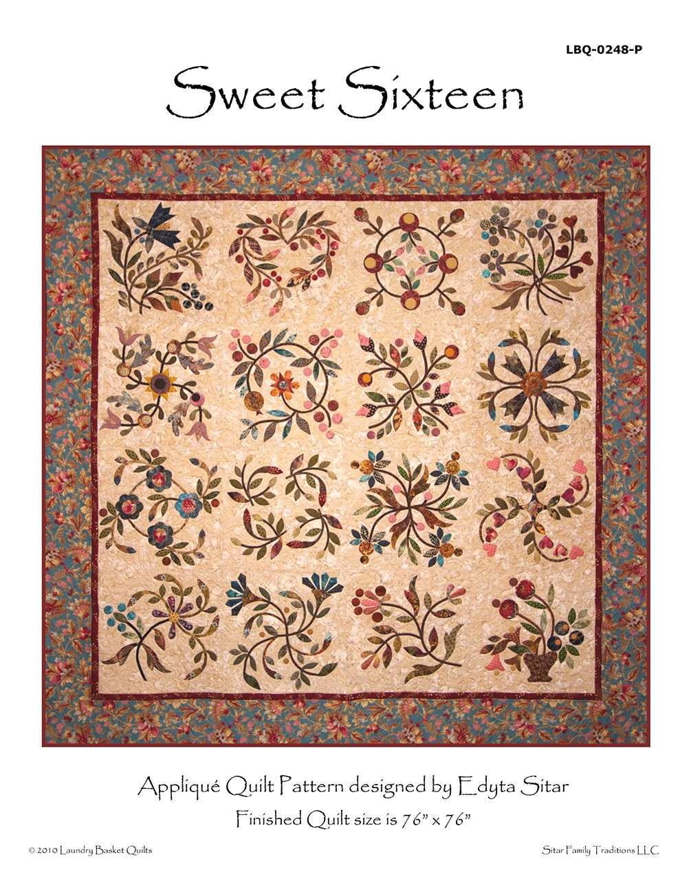 Laundry Basket Quilt Patterns: Sweet Sixteen - Walmart.com