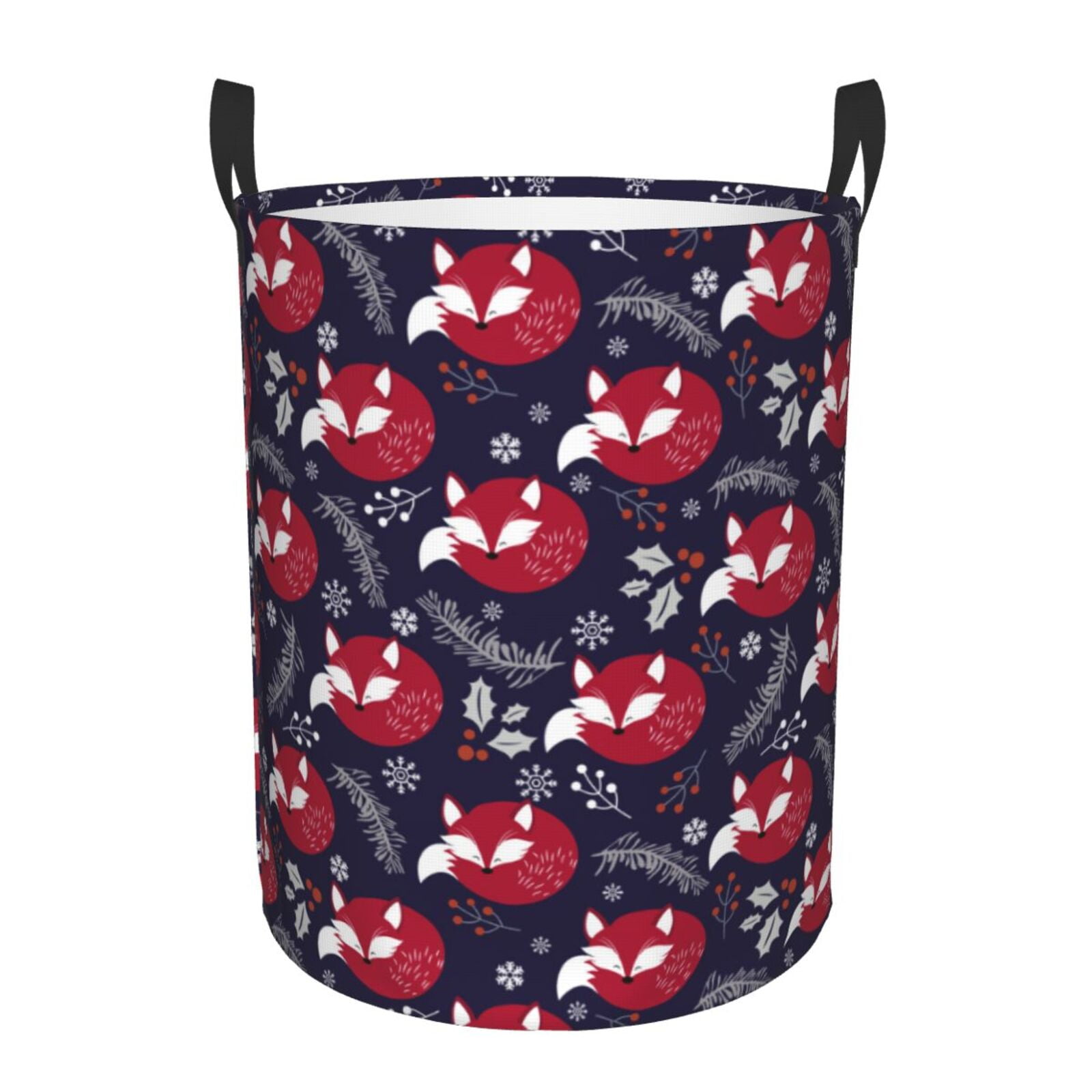 Laundry Basket, Red Fox Waterproof Laundry Hamper With Padded Handles ...