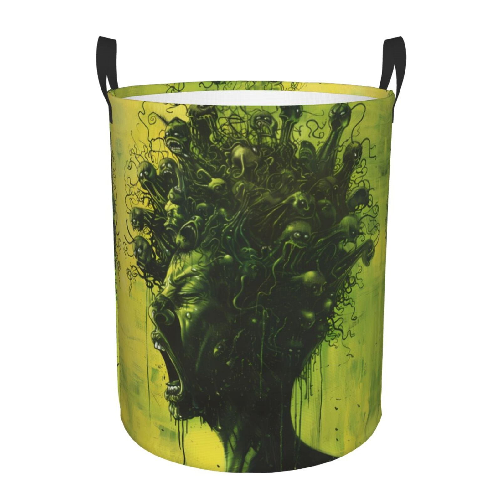 Laundry Basket, Screaming Horror Art Waterproof Laundry Hamper With ...