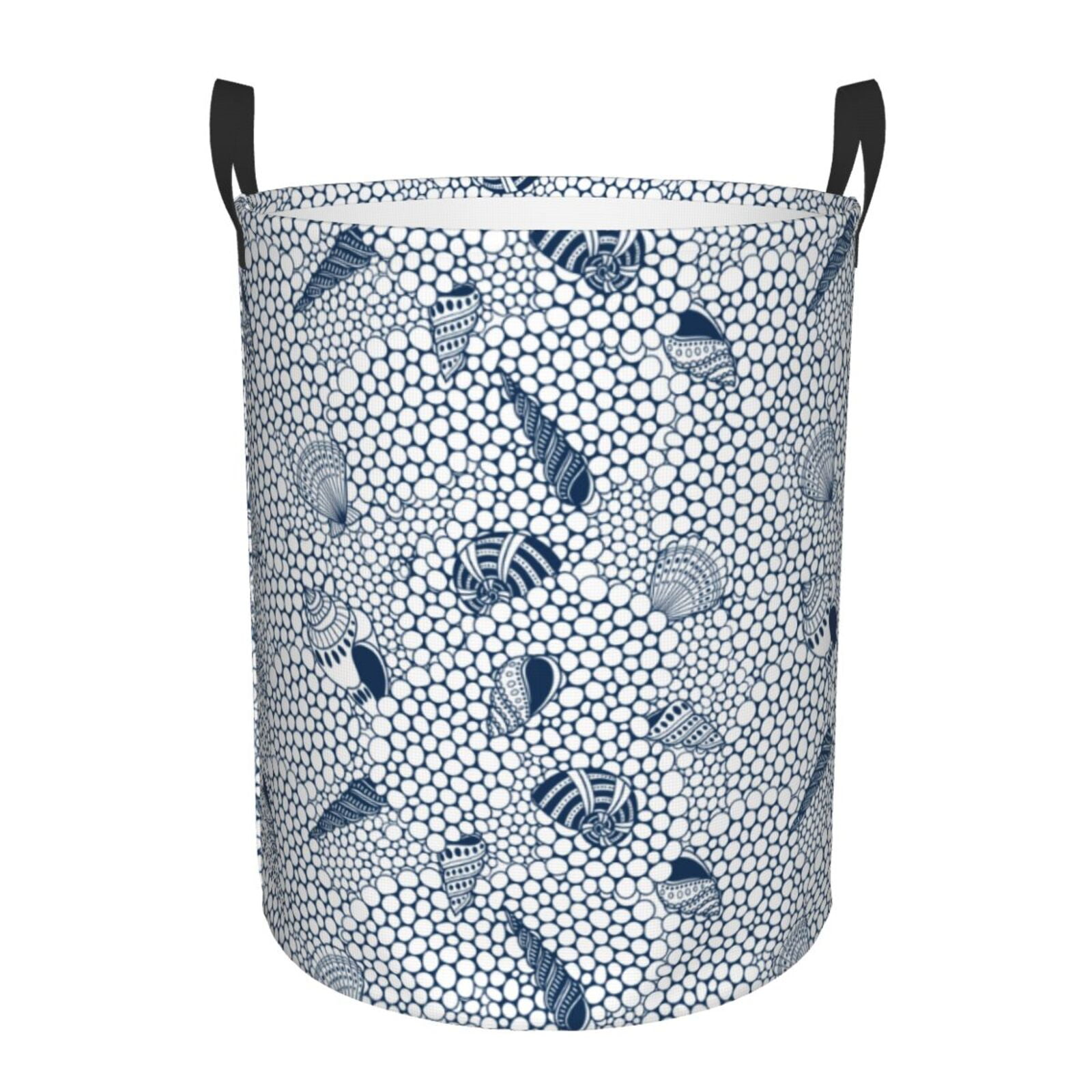 Laundry Basket, Shells And Sand Waterproof Laundry Hamper with Padded ...