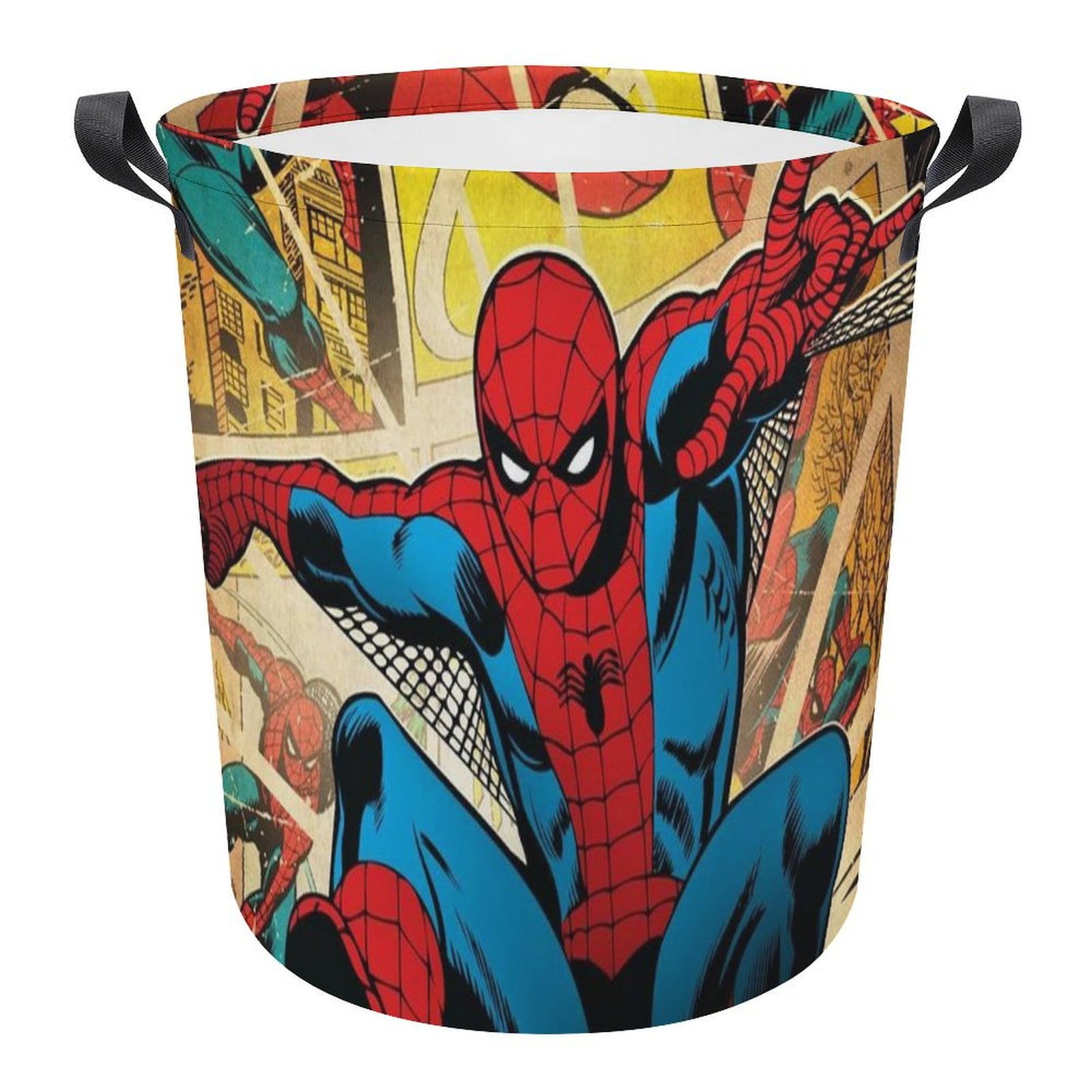 Laundry Basket Spider Man Cartoon Animal Laundry Hamper Storage Basket ...