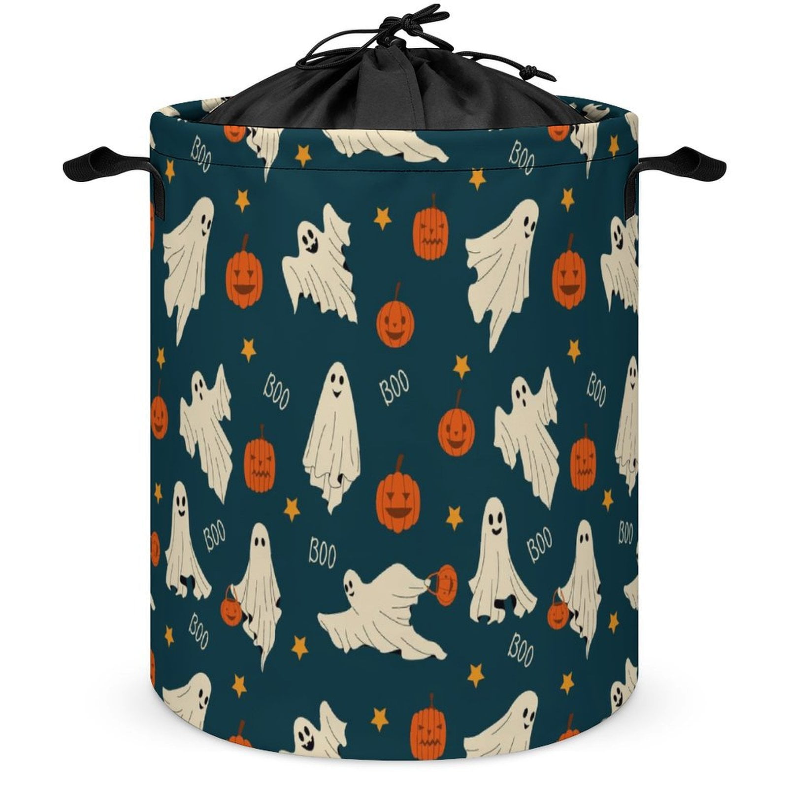 Laundry Basket - Spooky Halloween Pumpkin Waterproof Laundry Hamper ...