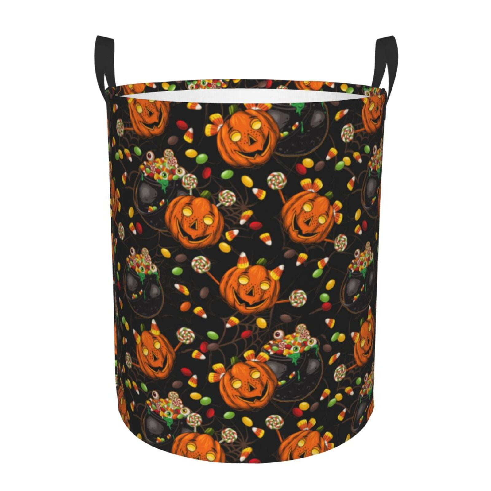 Laundry Basket, Spooky Sweets Laundry Hamper Waterproof Laundry Bag ...