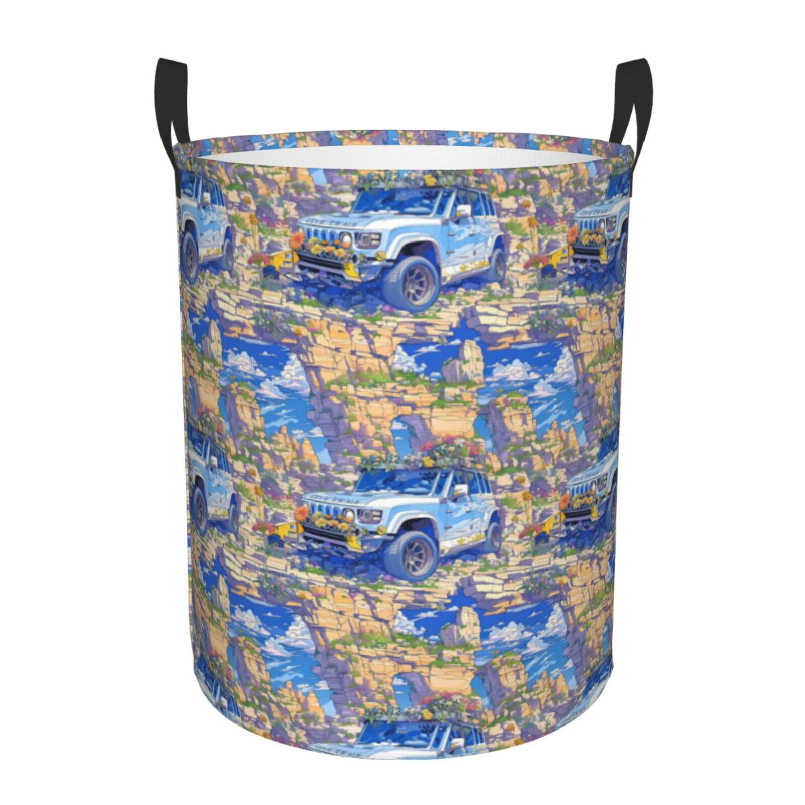 Laundry Basket, Suv Travel Car Waterproof Laundry Hamper With Handles ...