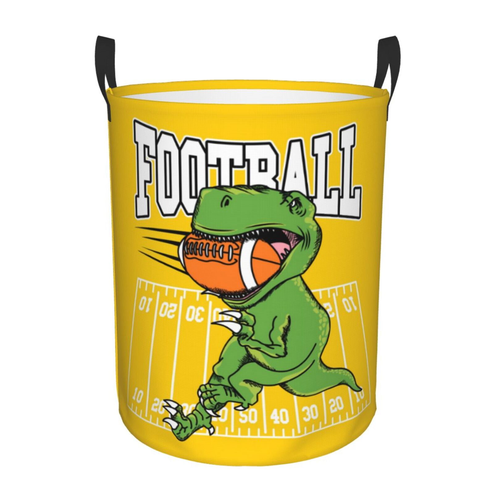 Laundry Basket, T-Rex Playing Football Waterproof Laundry Hamper with ...