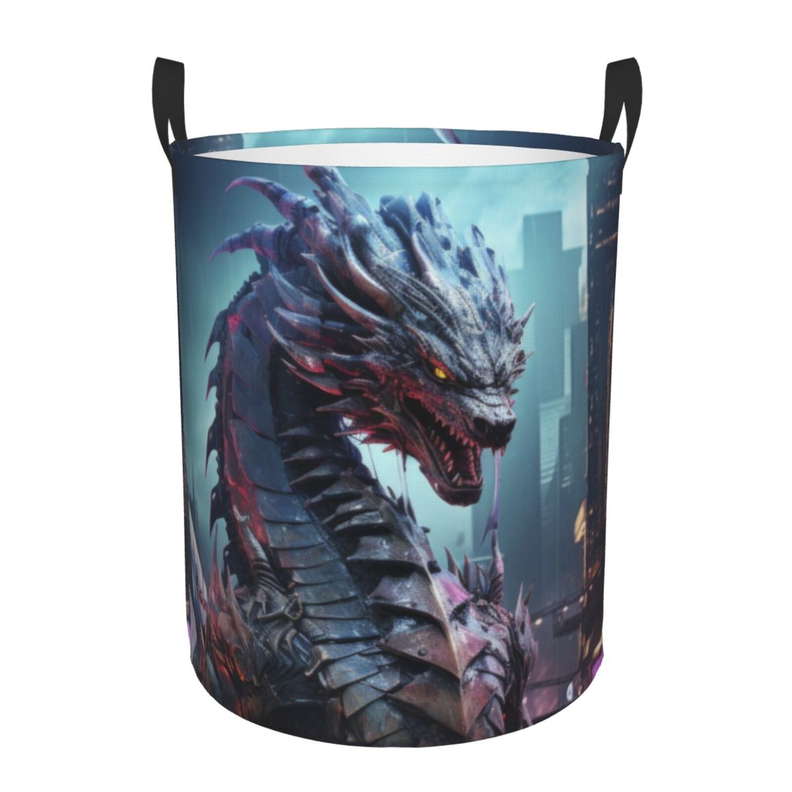 Laundry Basket, Urban Mechanical Dragon Laundry Hamper Waterproof ...
