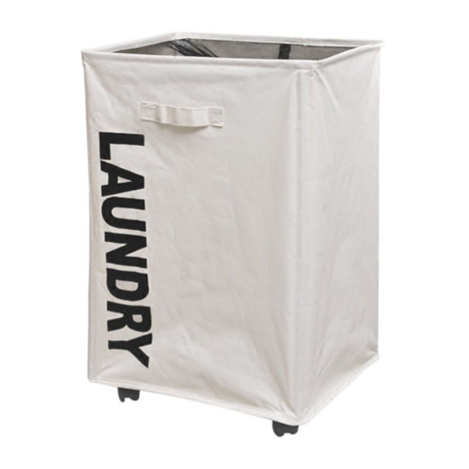 Laundry Basket with Wheels Foldable Laundry hamper Aluminum Frame Dirty ...