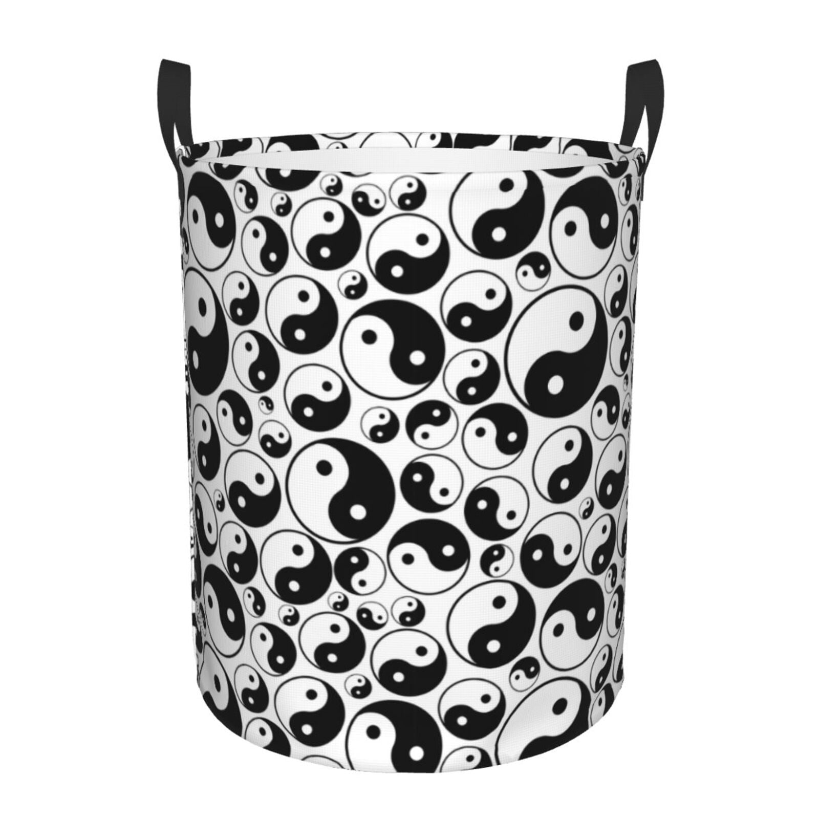 Laundry Basket, Yin And Yang Waterproof Laundry Hamper with Padded ...