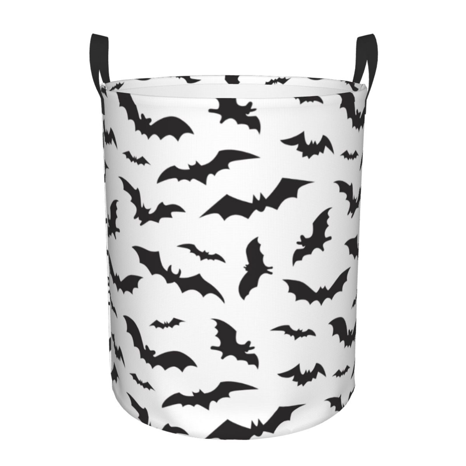 Laundry Basket, black bats cool Laundry Hamper Waterproof Laundry Bag ...