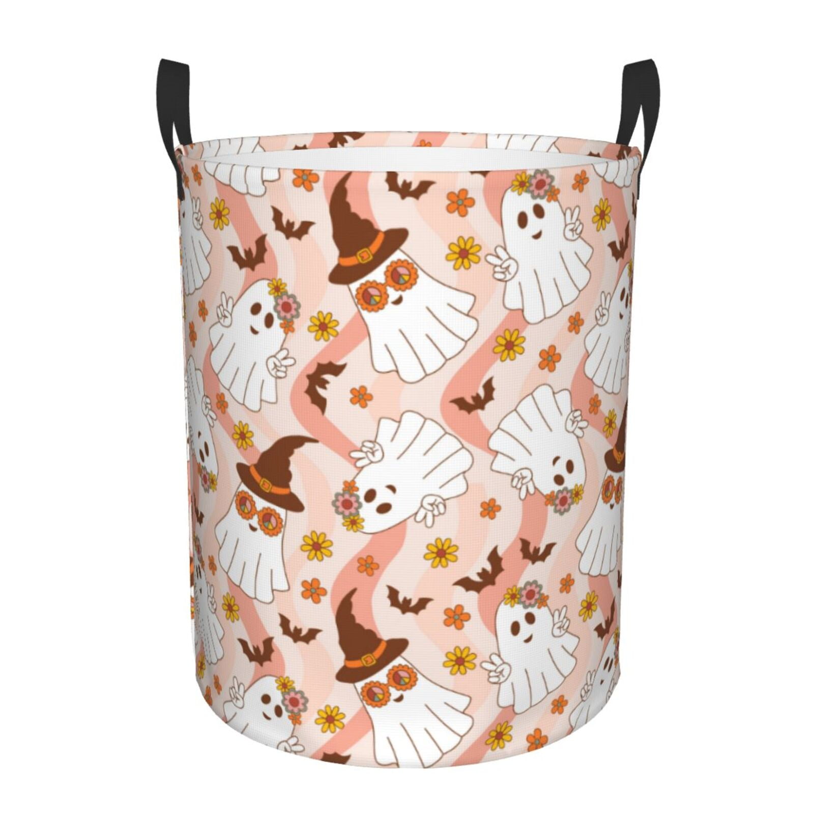 Laundry Basket, cartoon cute ghost halloween Laundry Hamper Waterproof ...