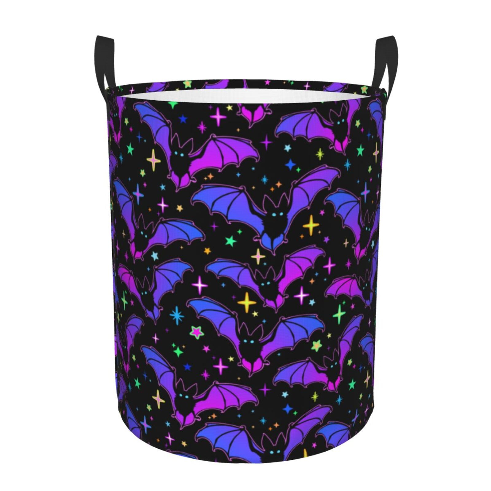 Laundry Basket, colorful halloween bat Laundry Hamper Waterproof ...