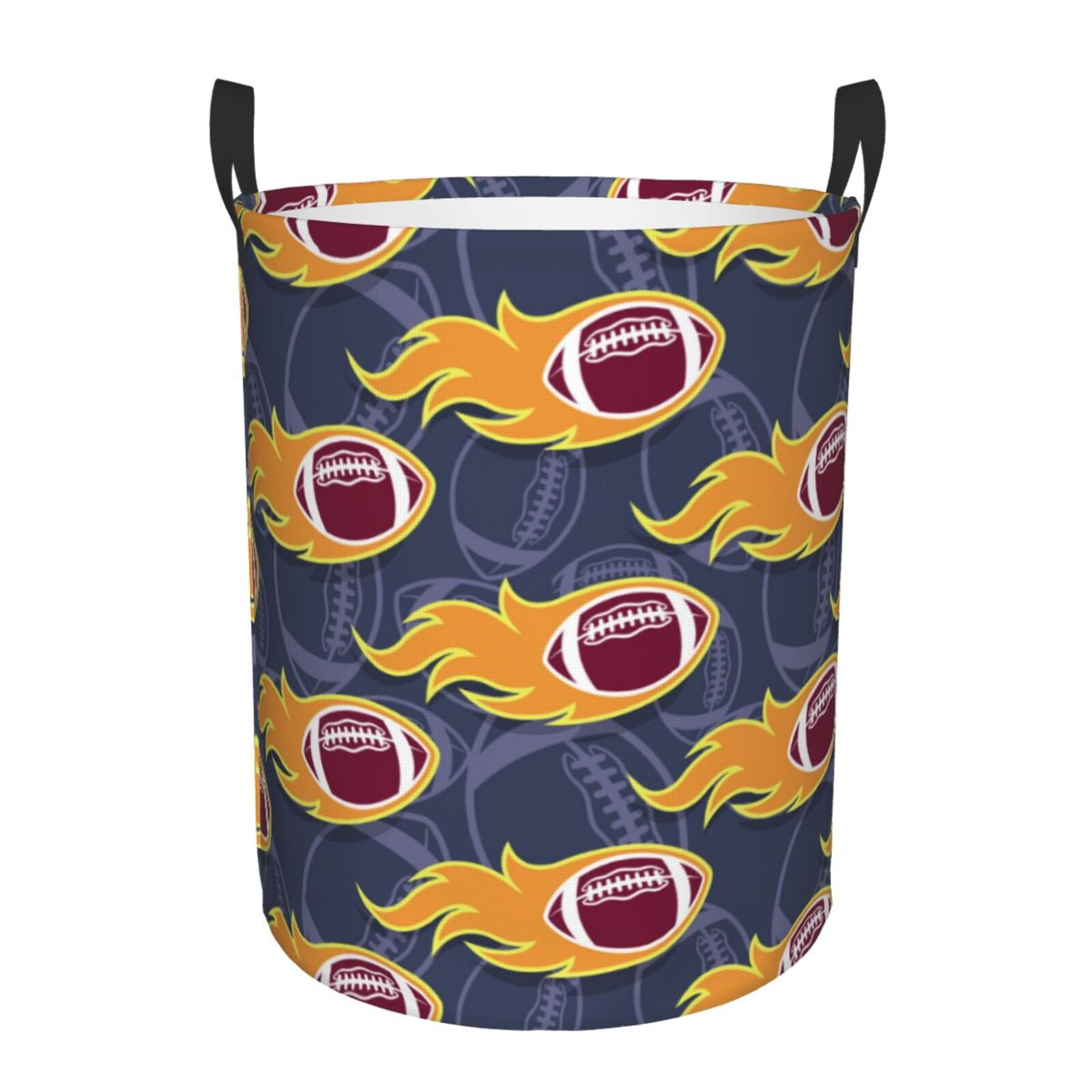 Laundry Basket, cool American football navyblue Laundry Hamper ...