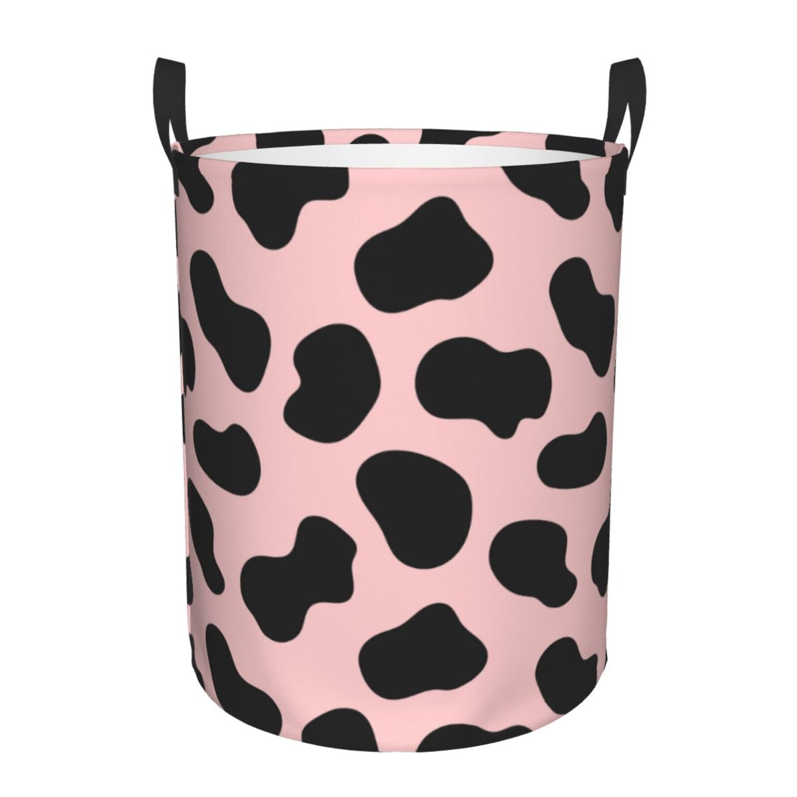 Laundry Basket, cow spots Cute girly print Waterproof Laundry Hamper ...