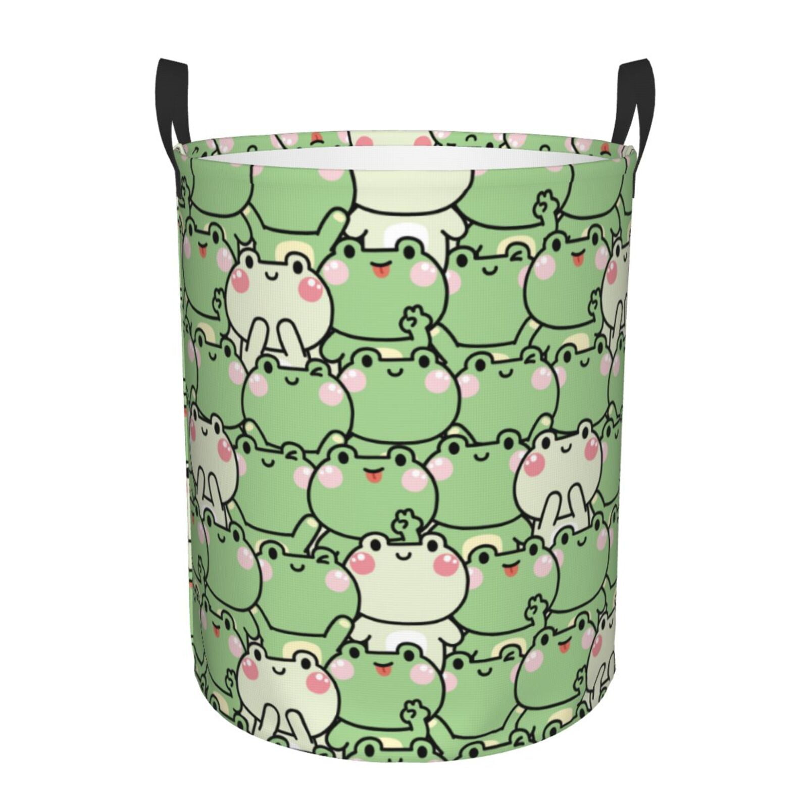 Laundry Basket, cute frog Kawaii Laundry Hamper Waterproof Laundry Bag ...