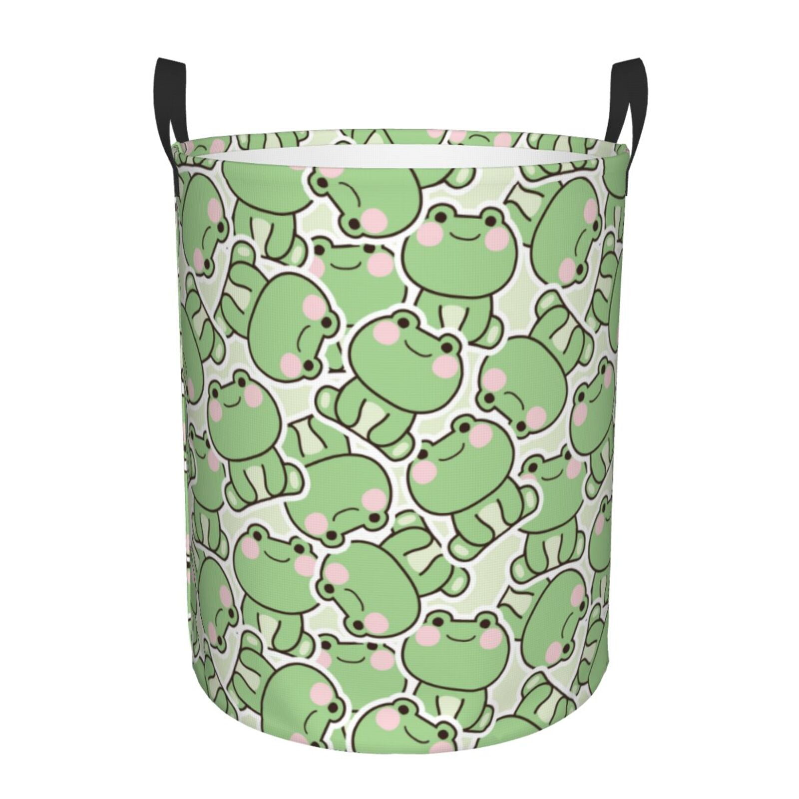 Laundry Basket - cute frog sitting pose funny Waterproof Laundry Hamper ...