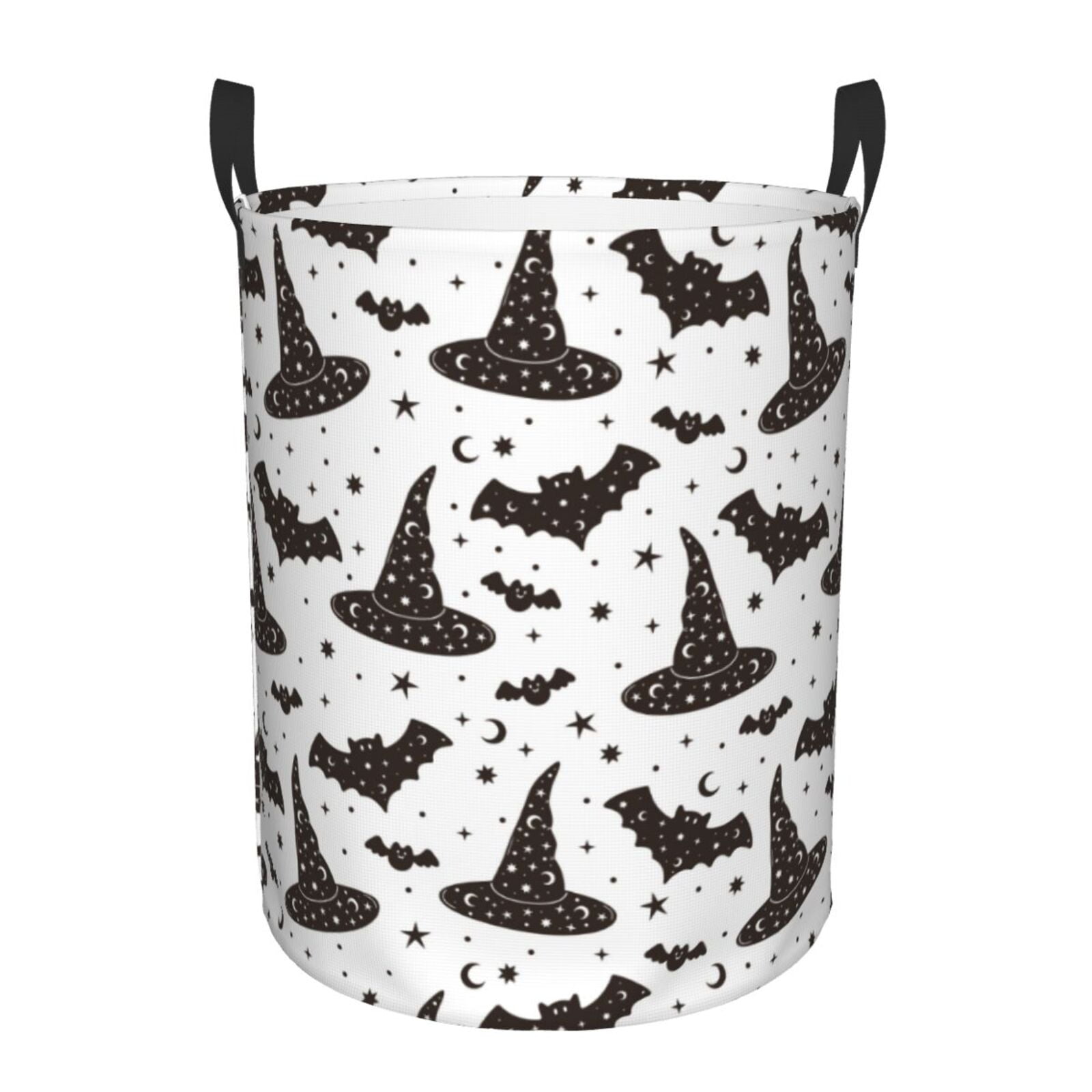 Laundry Basket, cute witch hat bat star Waterproof Laundry Hamper with ...